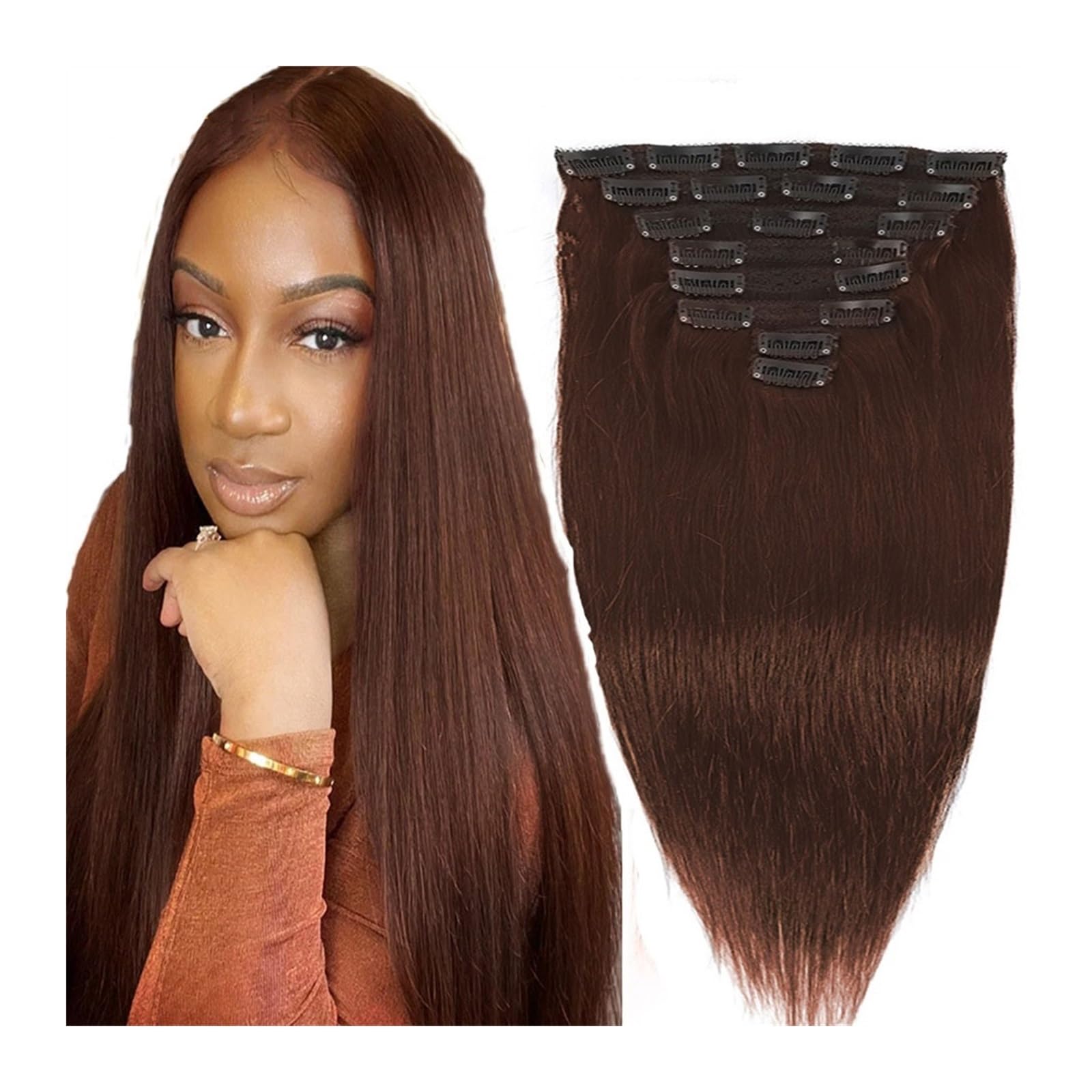 Dark Brown Scene Hair