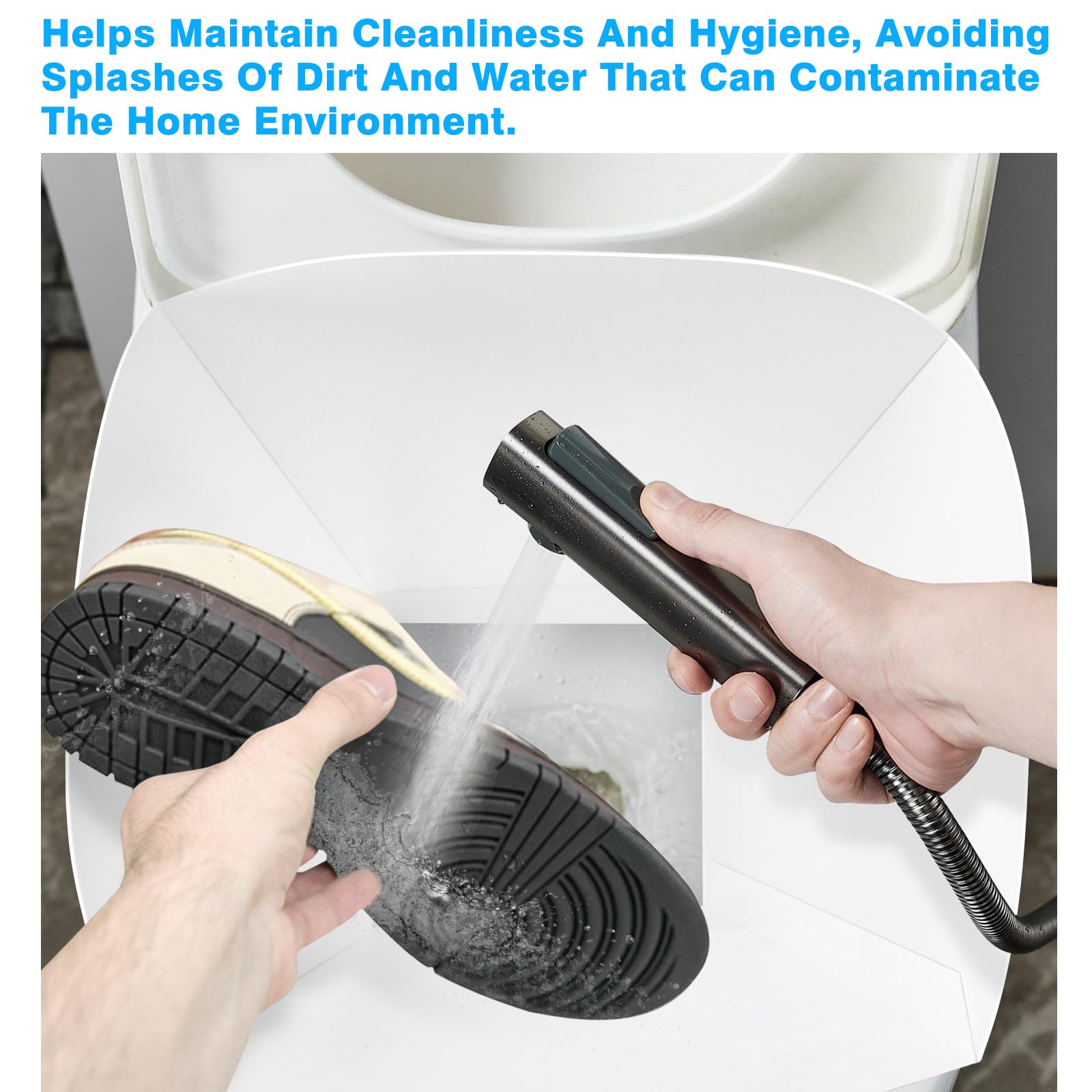 Snapklik.com : Cloth Diaper Sprayer Splatter Shield - Prevents Water ...