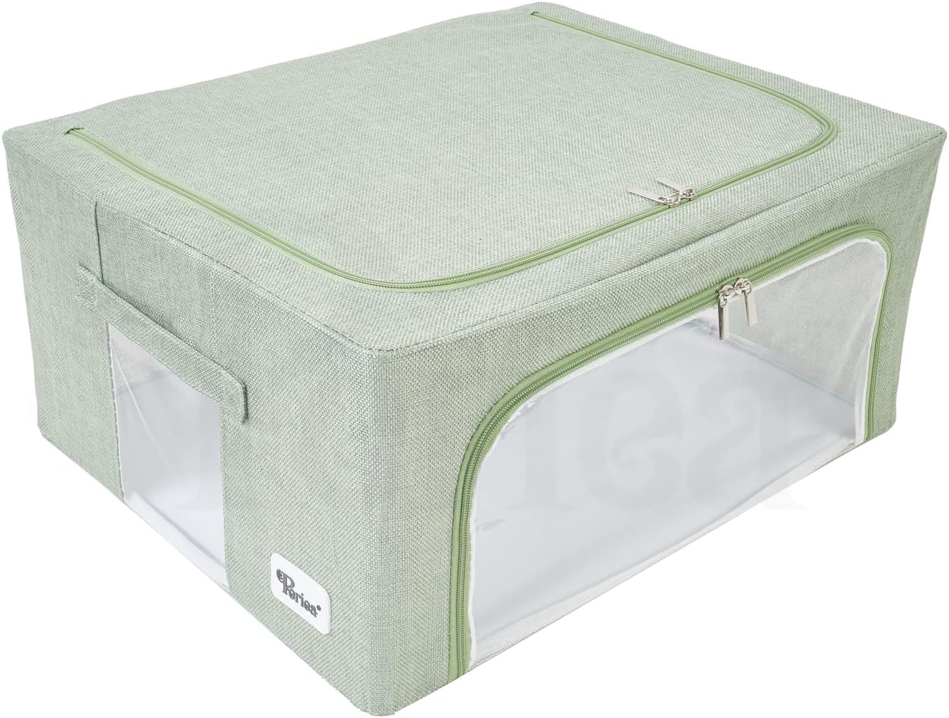 Periea ‘Beau’ Folding Collapsible Stackable Fabric Home Storage Boxes ...