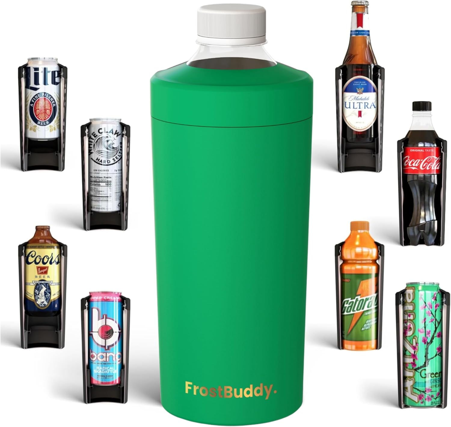 Amazon.com: Universal Buddy XL Can Cooler by Frost Buddy - Fits 12 ...