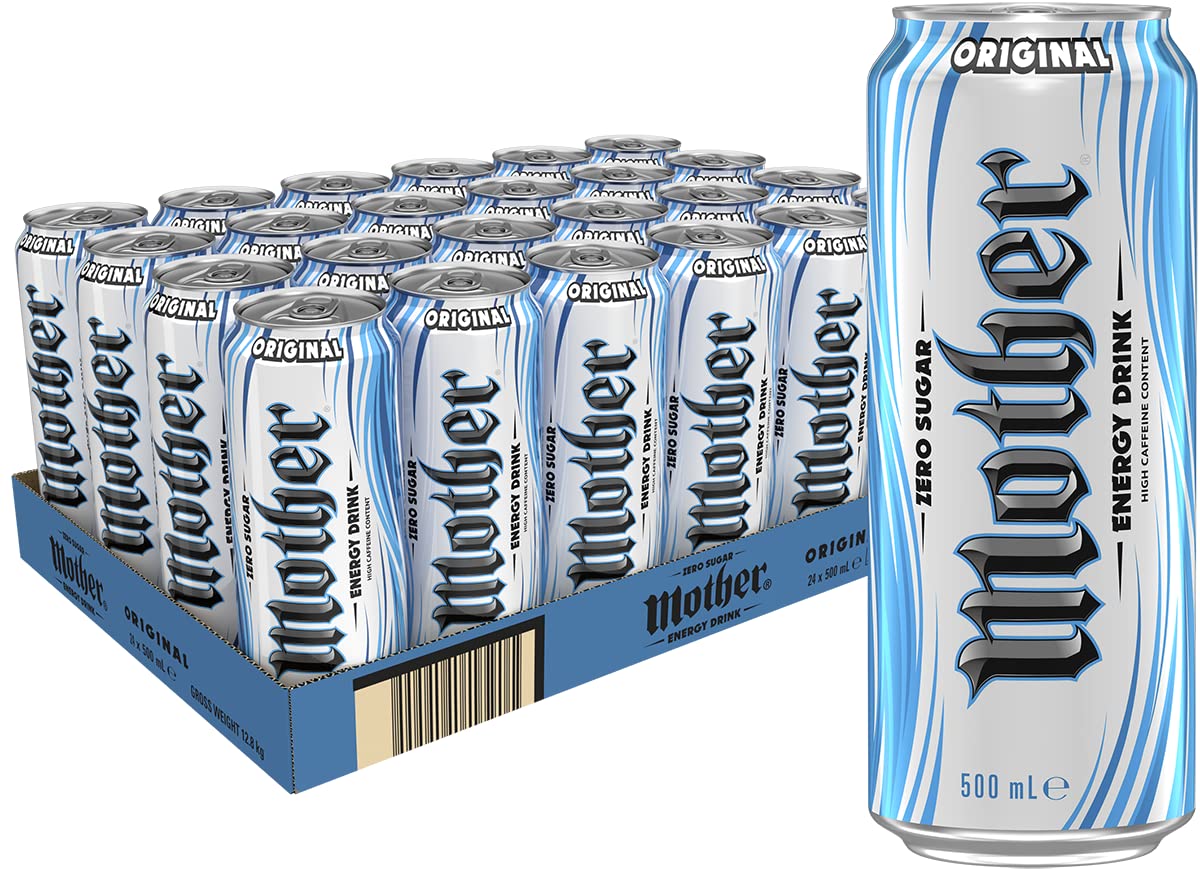 Mother Energy Drink Zero Sugar 24 x 500ml : Amazon.com.au: Pantry Food ...