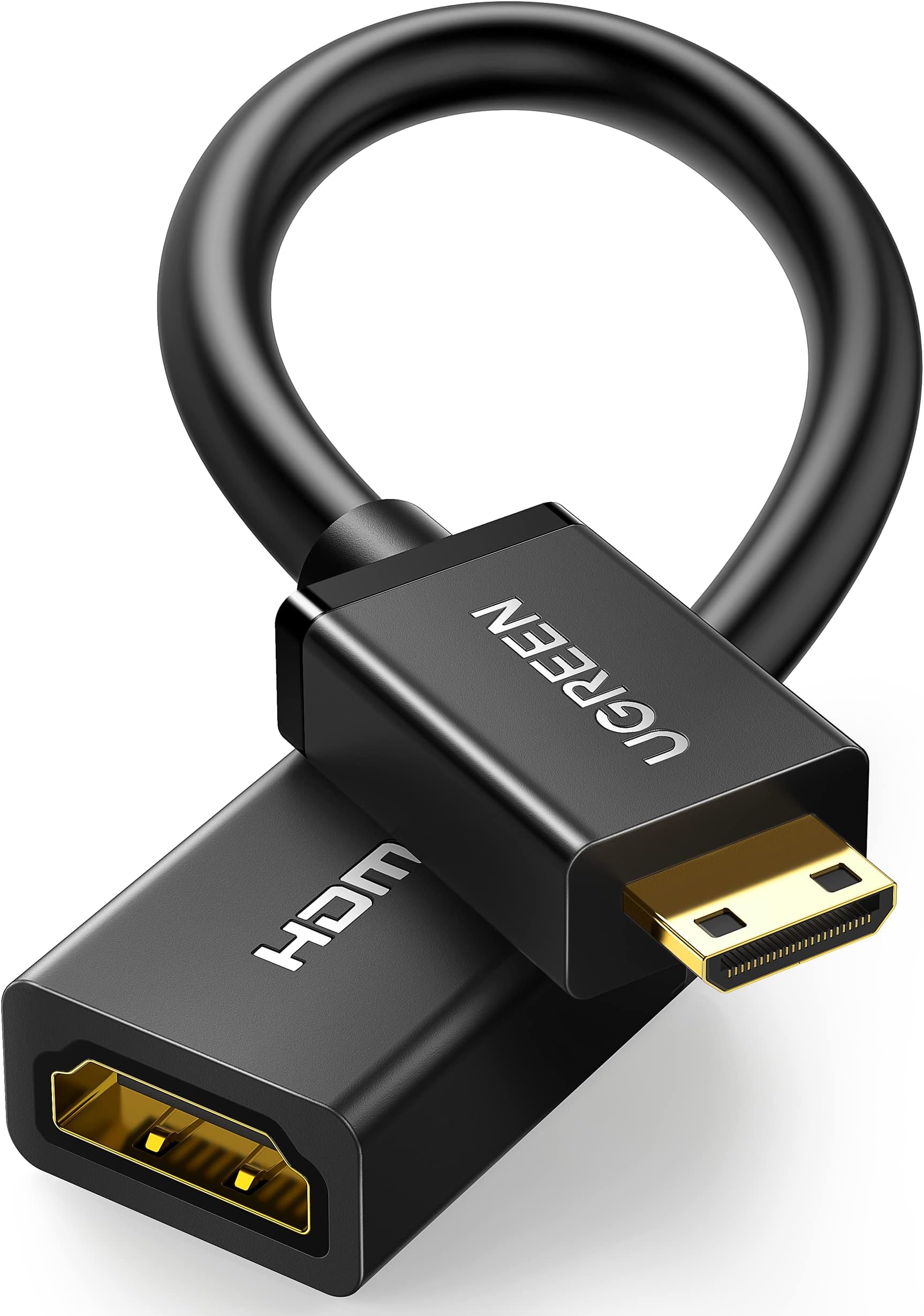 UGREEN Mini HDMI Adaptörü 4K Mini HDMI Erkek - HDMI Kadın 3D Ethernet ...