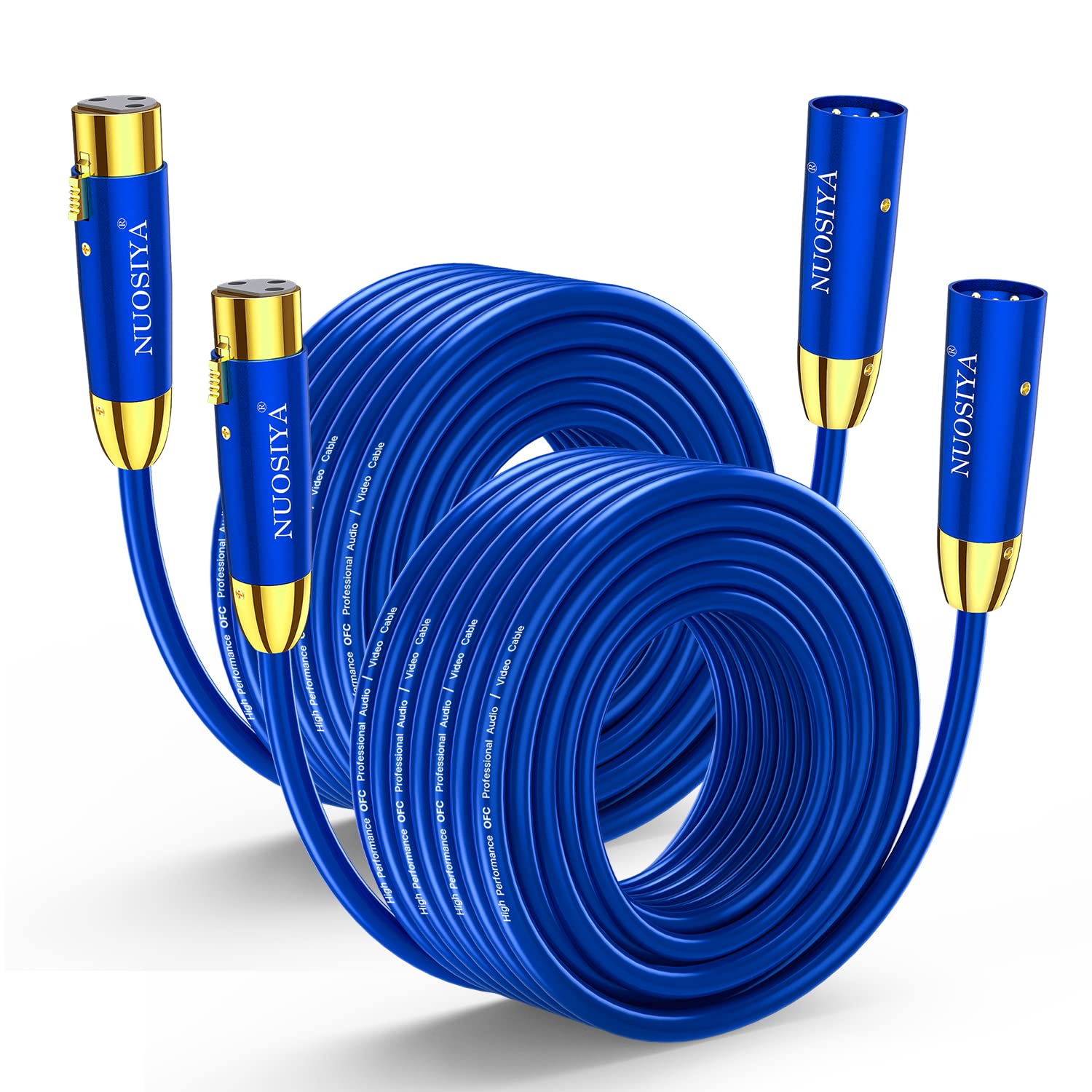 Nuosiya Xlr Cable 20m 2 Pack Xlr To Xlr 3 | Desertcart INDIA
