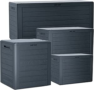 Pluto Packaging Outdoor Garden Furniture Multipurpose Storage Box ...