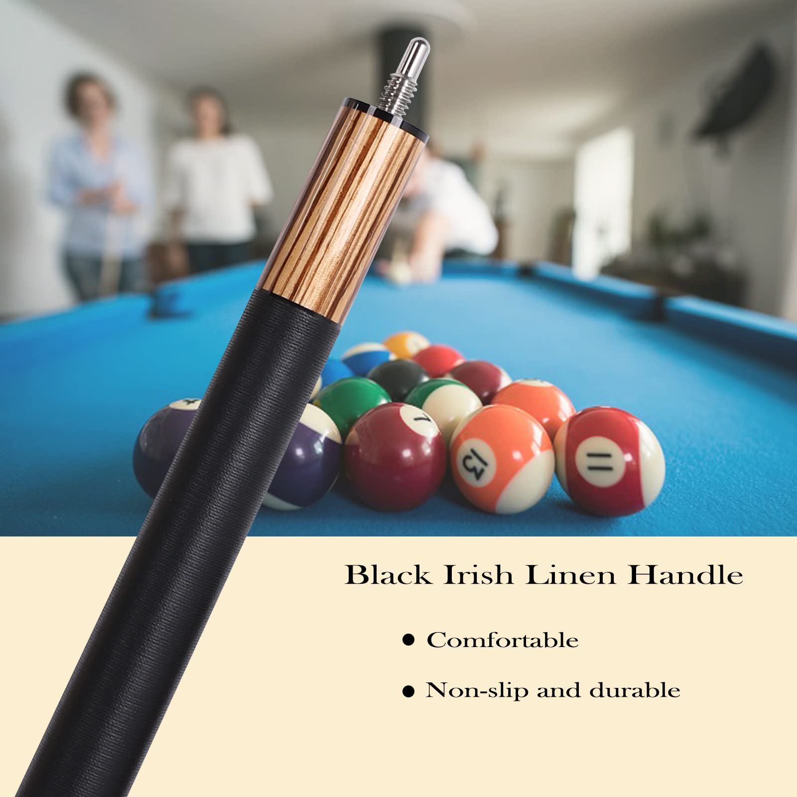 Snapklik.com : CUEELF Heavy Hitter Jump Break Pool Cue 3-Piece Jump ...