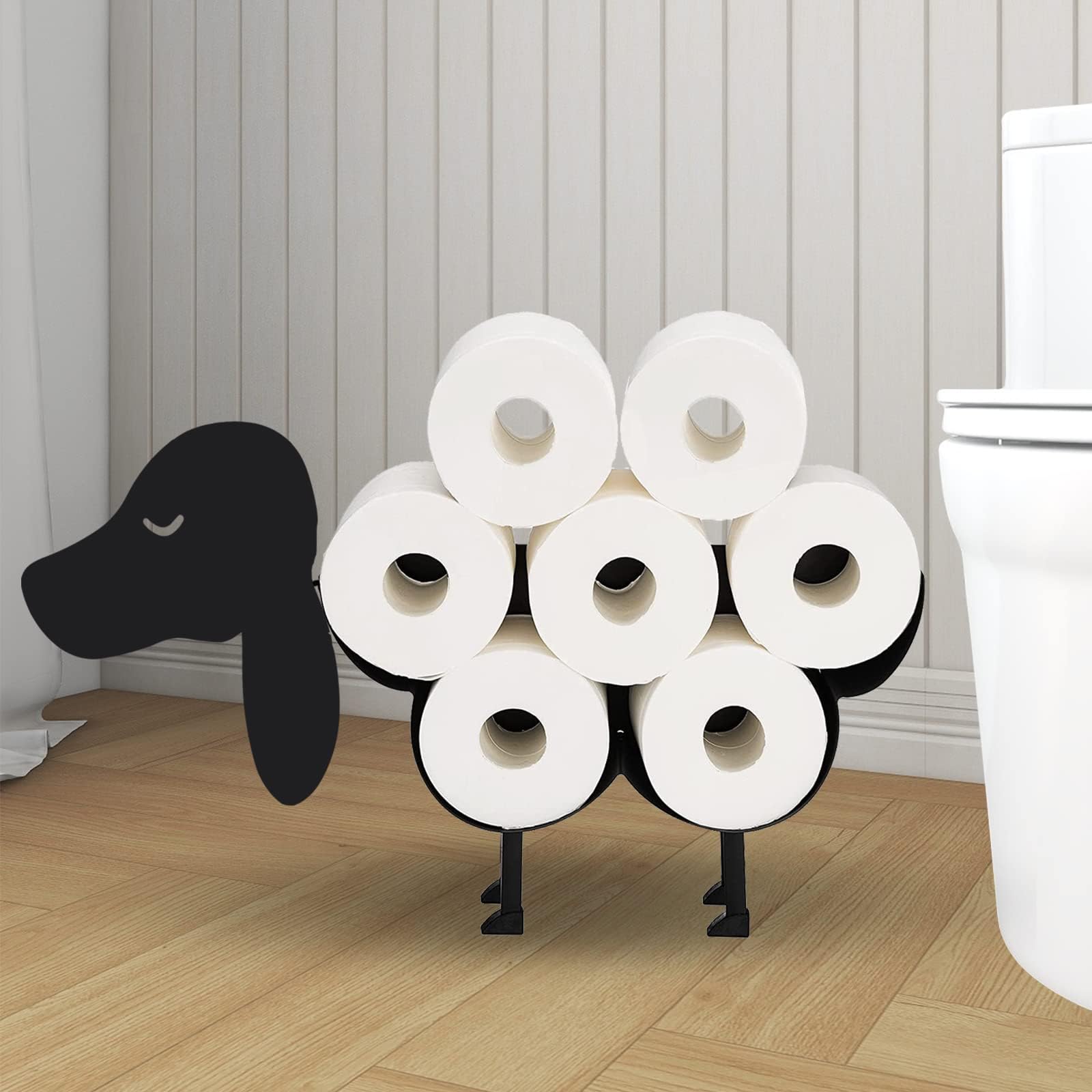 Amazon.com: Dalmatians Toilet Paper Holder, Dog Shaped Toilet Paper ...