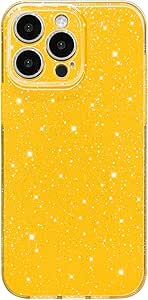 Amazon.com: Hython Case for iPhone 13 Pro Max Case Glitter Cute Sparkly Shiny Bling Sparkle ...
