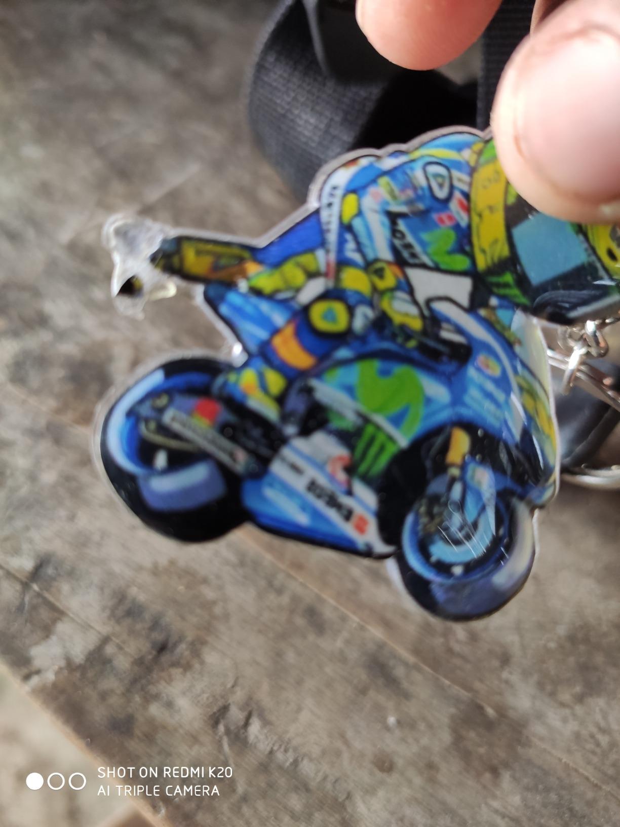 MOTOCRAZE MotoGp VR 46 MM 93 Special Gel Key Chain Ring Introductory ...