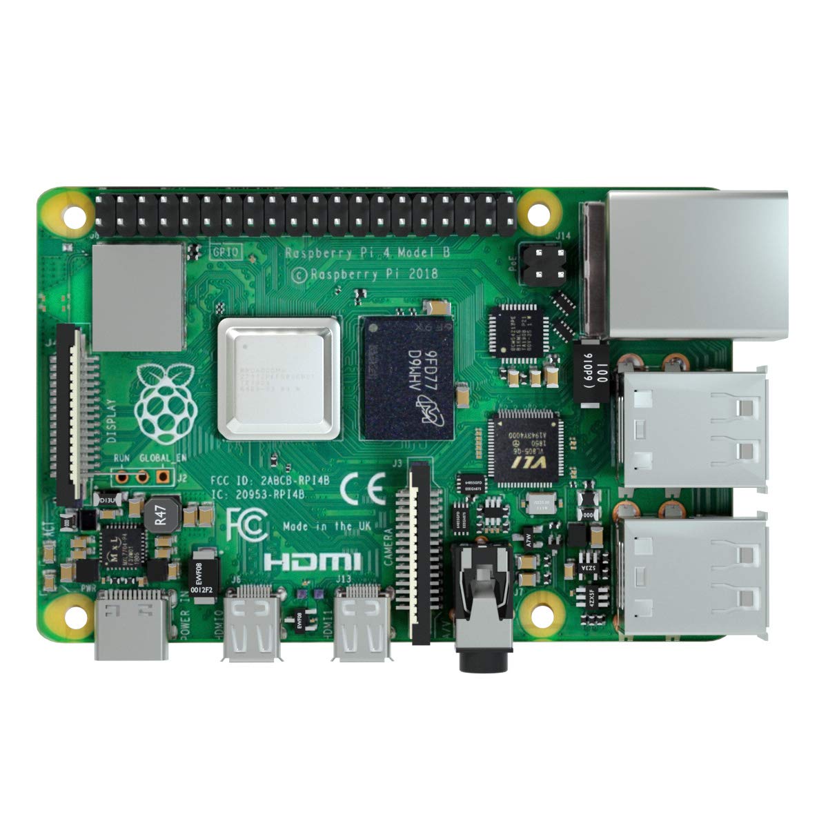 Buy Raspberry PI 4 Model B 4G - Your Tiny, Dual-Display, Desktop ...