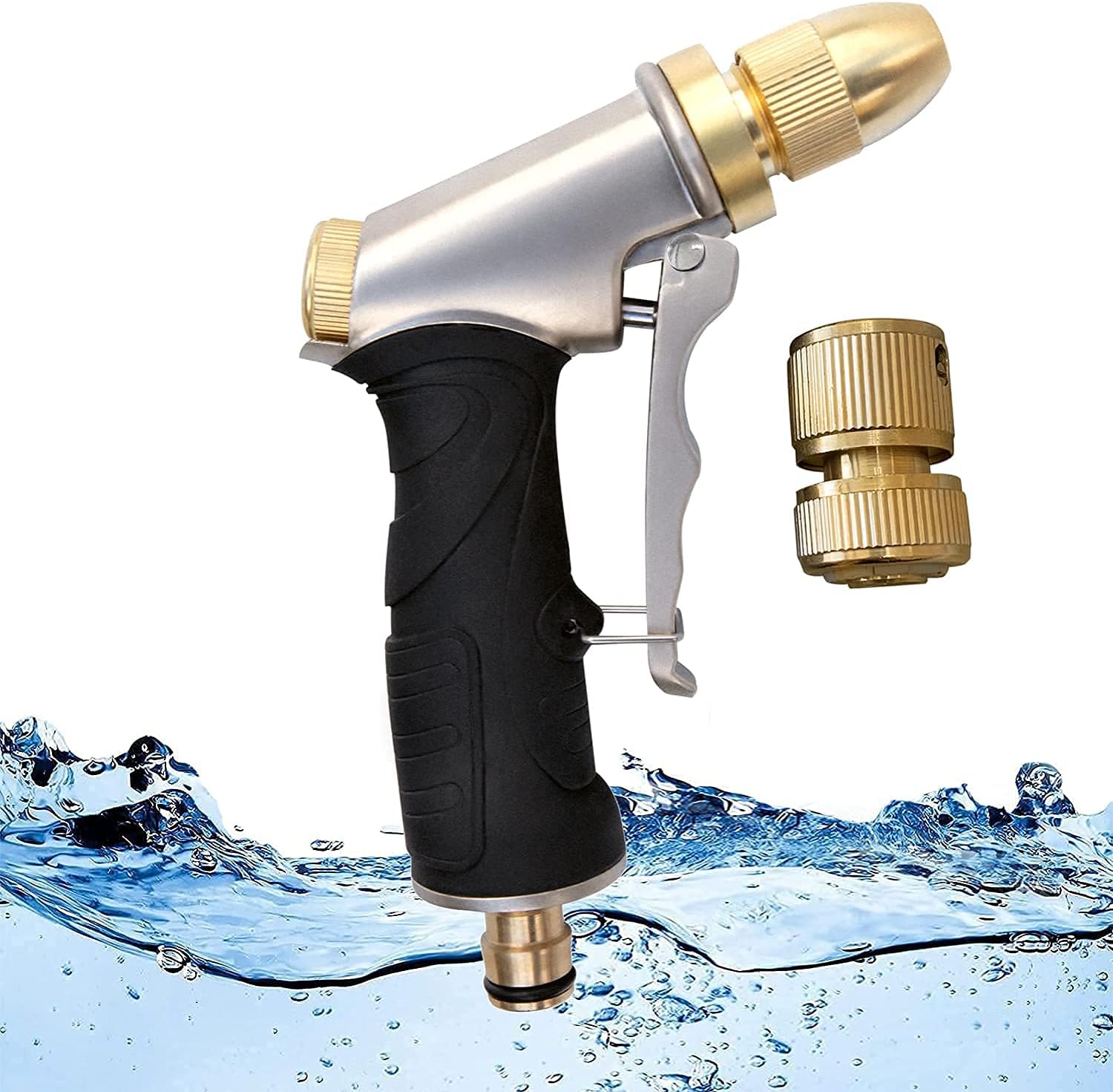 Powerful Hose Pipe Spray Gun Heavy Duty Garden Hose Spray Gun for ...