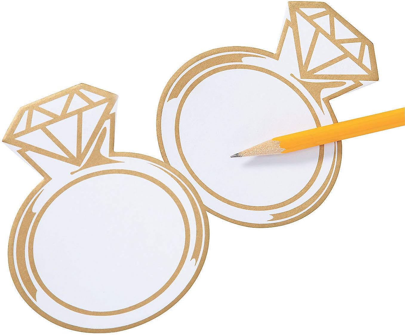 Amazon.com: Fun Express Diamond Ring Sticky Notes 12PC - Stationery ...