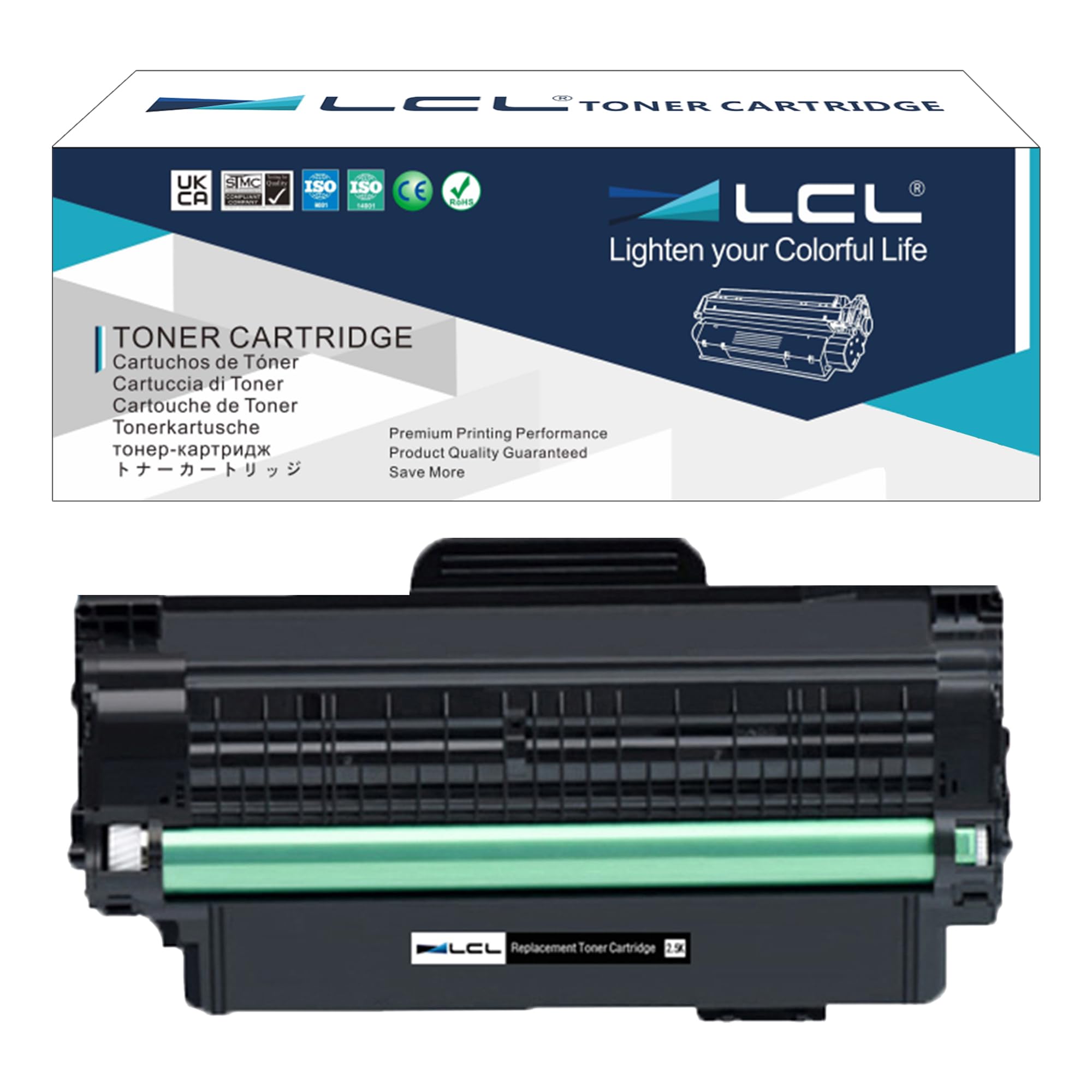 LCL Compatible for Samsung MLT-D105L MLT-D105S (1-Pack,Black) Toner ...