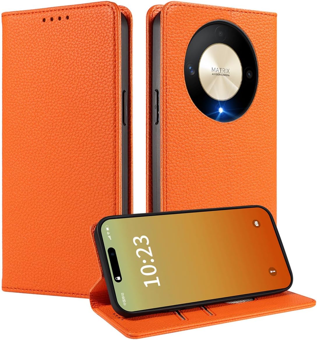 MOJIA Case for Honor Magic 6 Lite / Magic6 Lite / X9b, Premium PU ...
