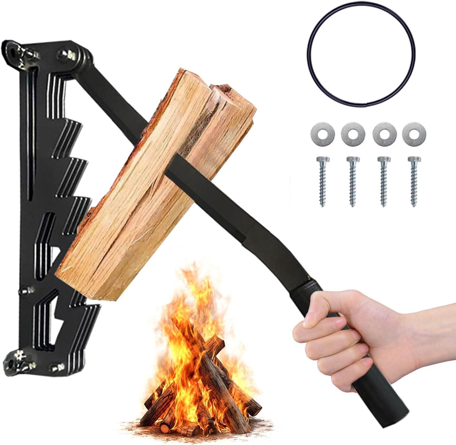 Amazon.com : ABX Kindling Splitter, Log Splitter, Wood Splitter Cutter ...