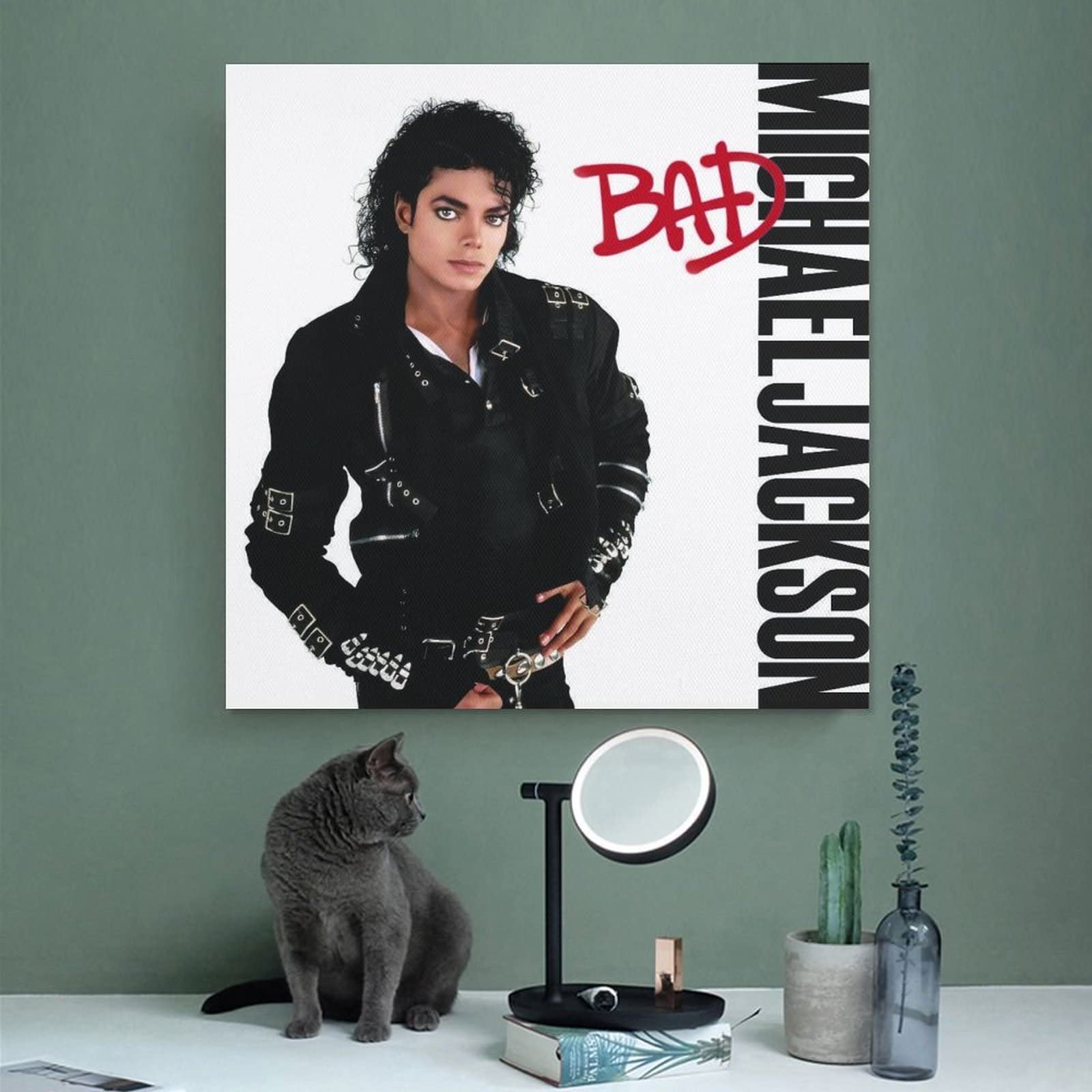 Amazoncom Michael Jackson Bad Album Cover Music Poster