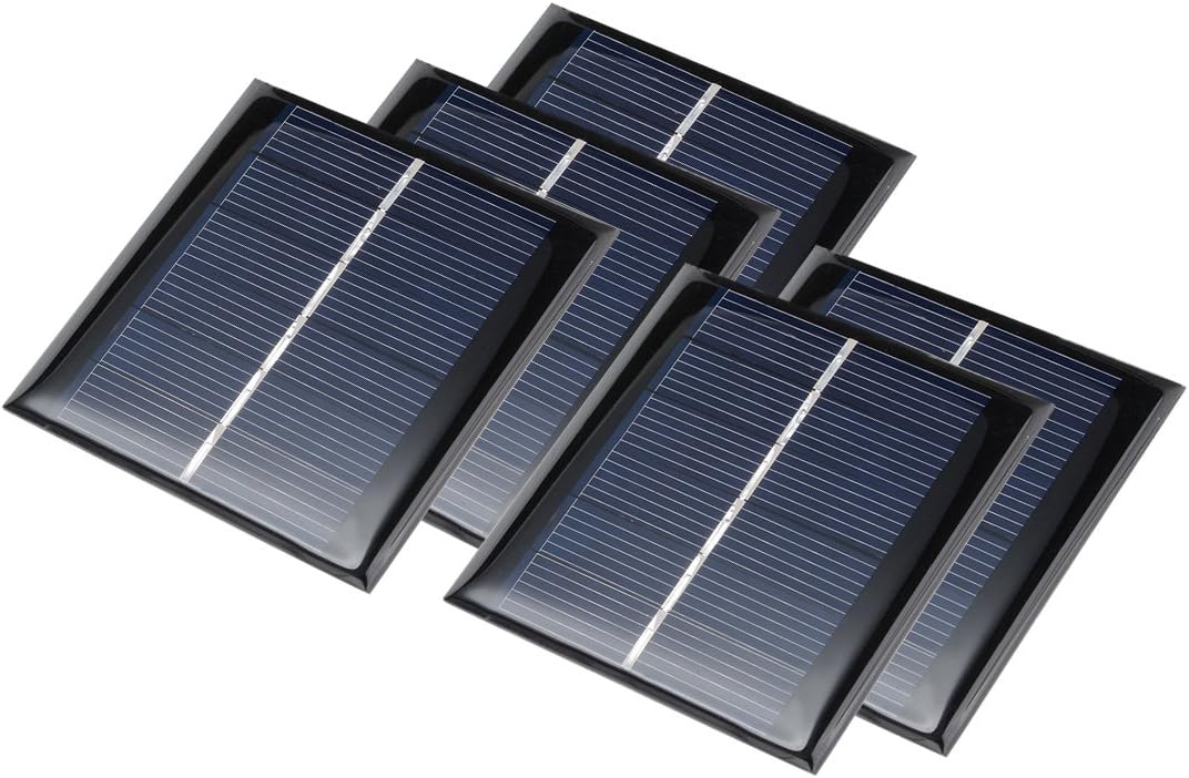 3Pcs Mini Solar Panel DC 6V Polysilicon Solar Epoxy Cell Charger Module ...