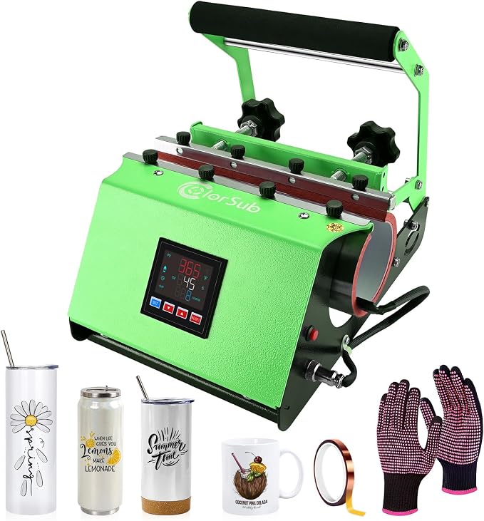 Amazon.com: ColorSub Tumbler Heat Press Machine 20oz and 30oz, 110V ...
