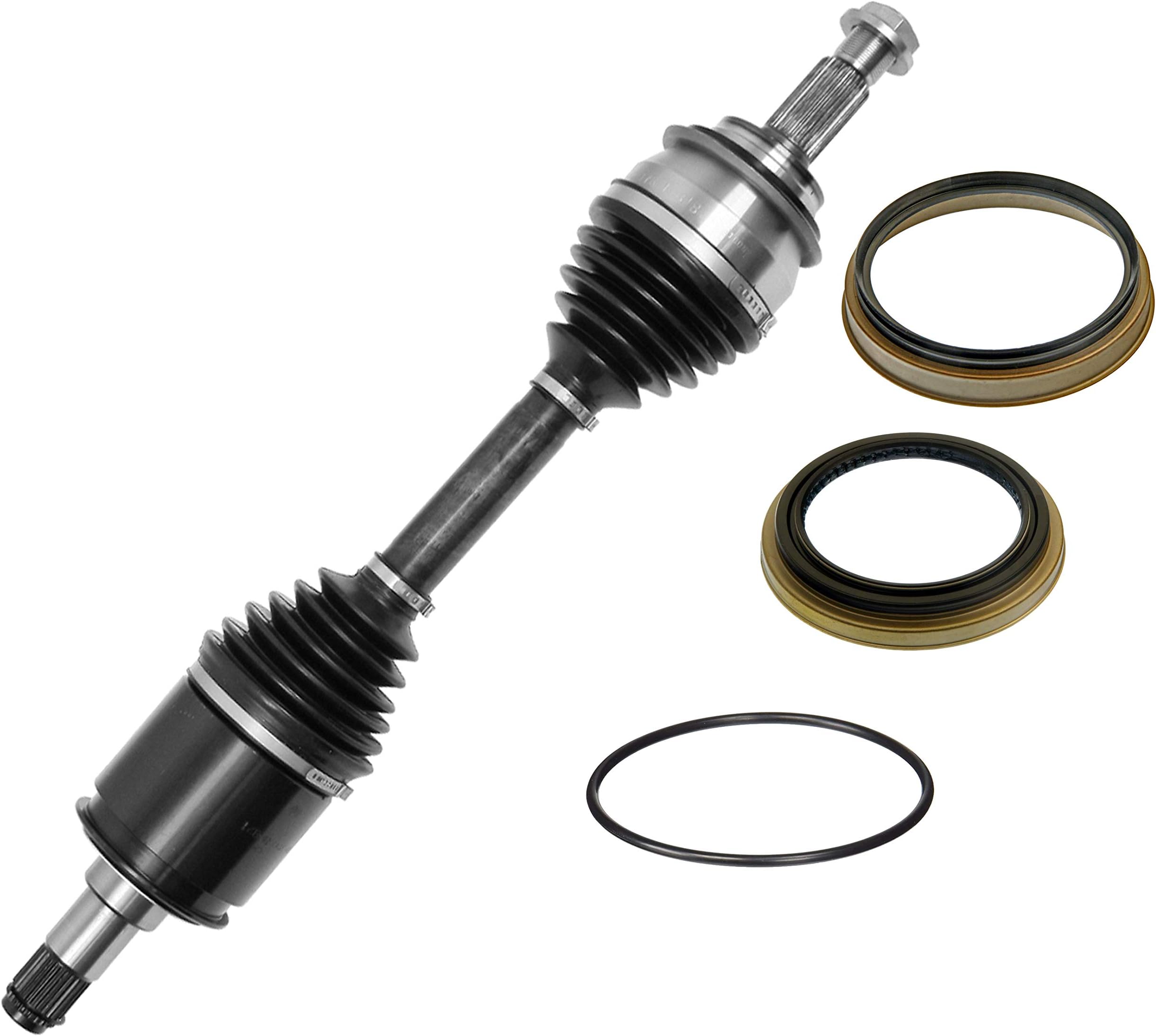 Amazon.com: One Front CV Axle With Outer Joint Hub Seals Compatible ...