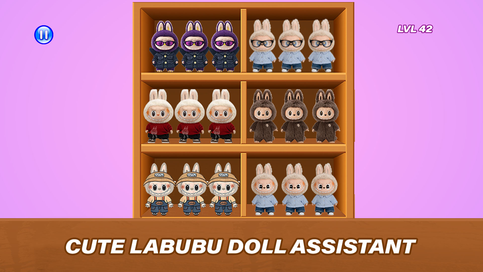 Labubu Goods Sort Master: Doll Triple Match Puzzle Toy Sorting Game 3D ...