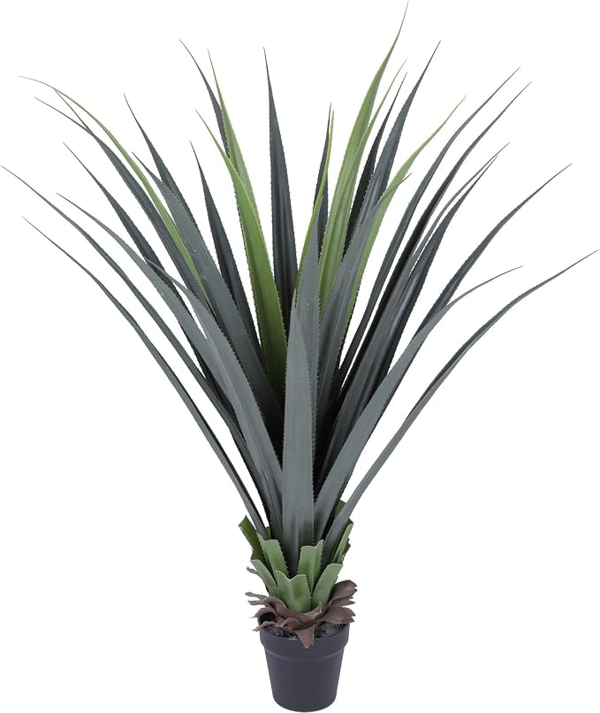 Amazon.com: Yinleus 44inch Artificial Agave Plant Potted Plants Fake ...