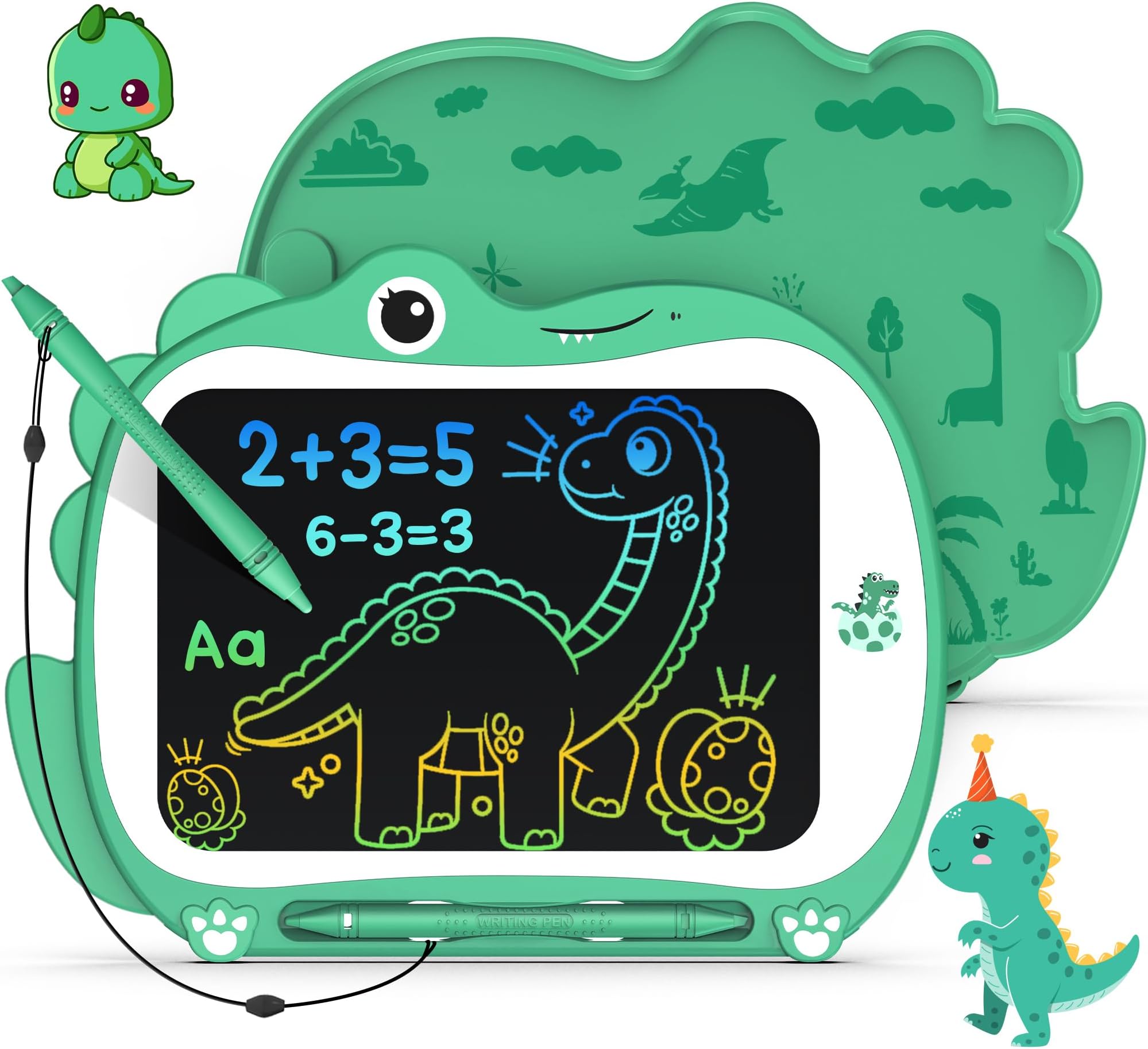 Amazon.com: Teriph LCD Writing Tablet for Kids, Colorful Toddlers Toys ...