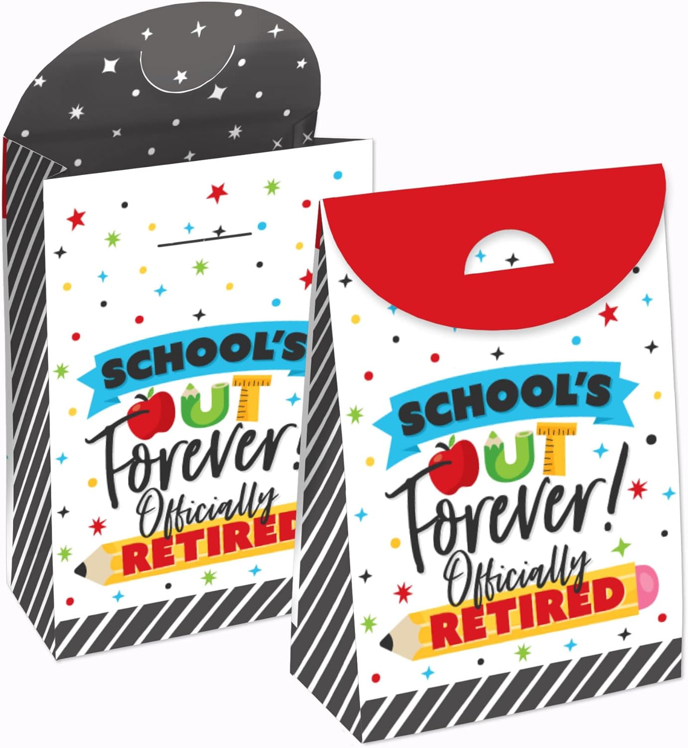 Amazon.com: Big Dot of Happiness Teacher Retirement - Happy Retirement ...