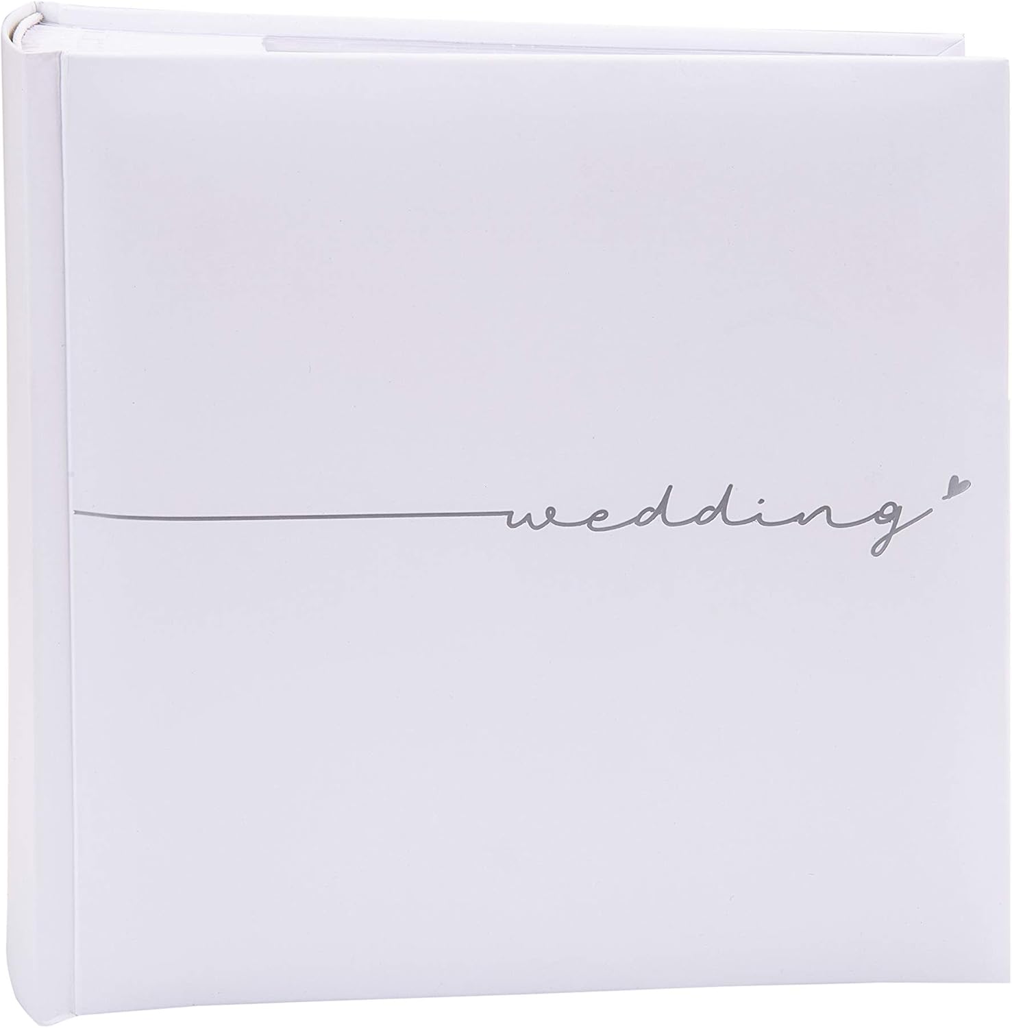 Kenro Fleur White Wedding Memo Photo Album for 200 Photos 6x4 Inch ...