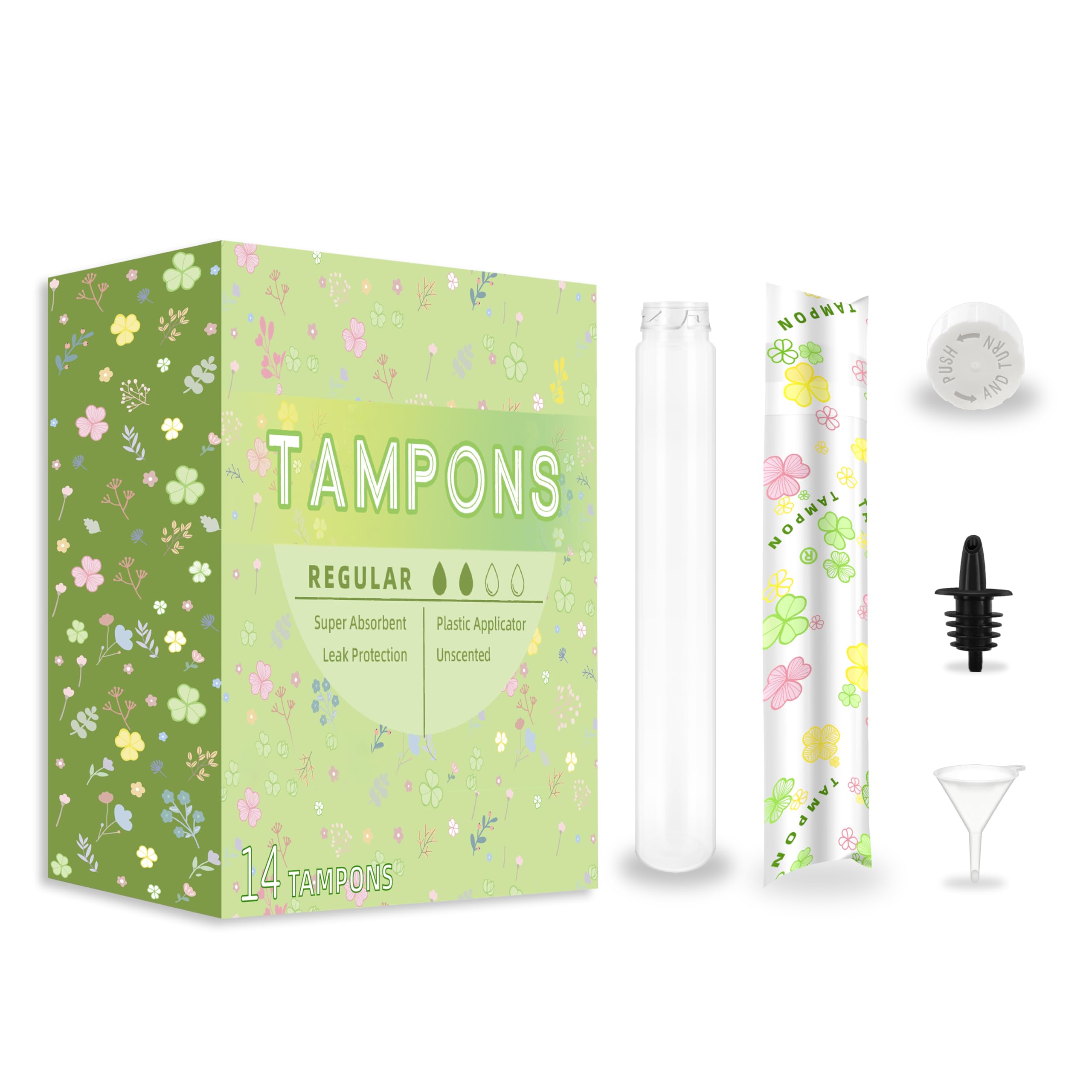 Snapklik.com : 14 Pack Tampon Flasks For Liquor