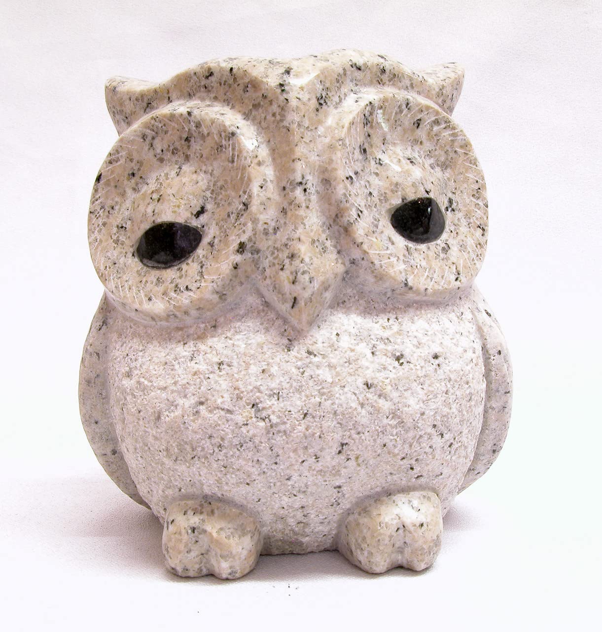 Amazon.com: T-Trove Rustic Granite Stone Owl Statue Figurine, Sculpture ...