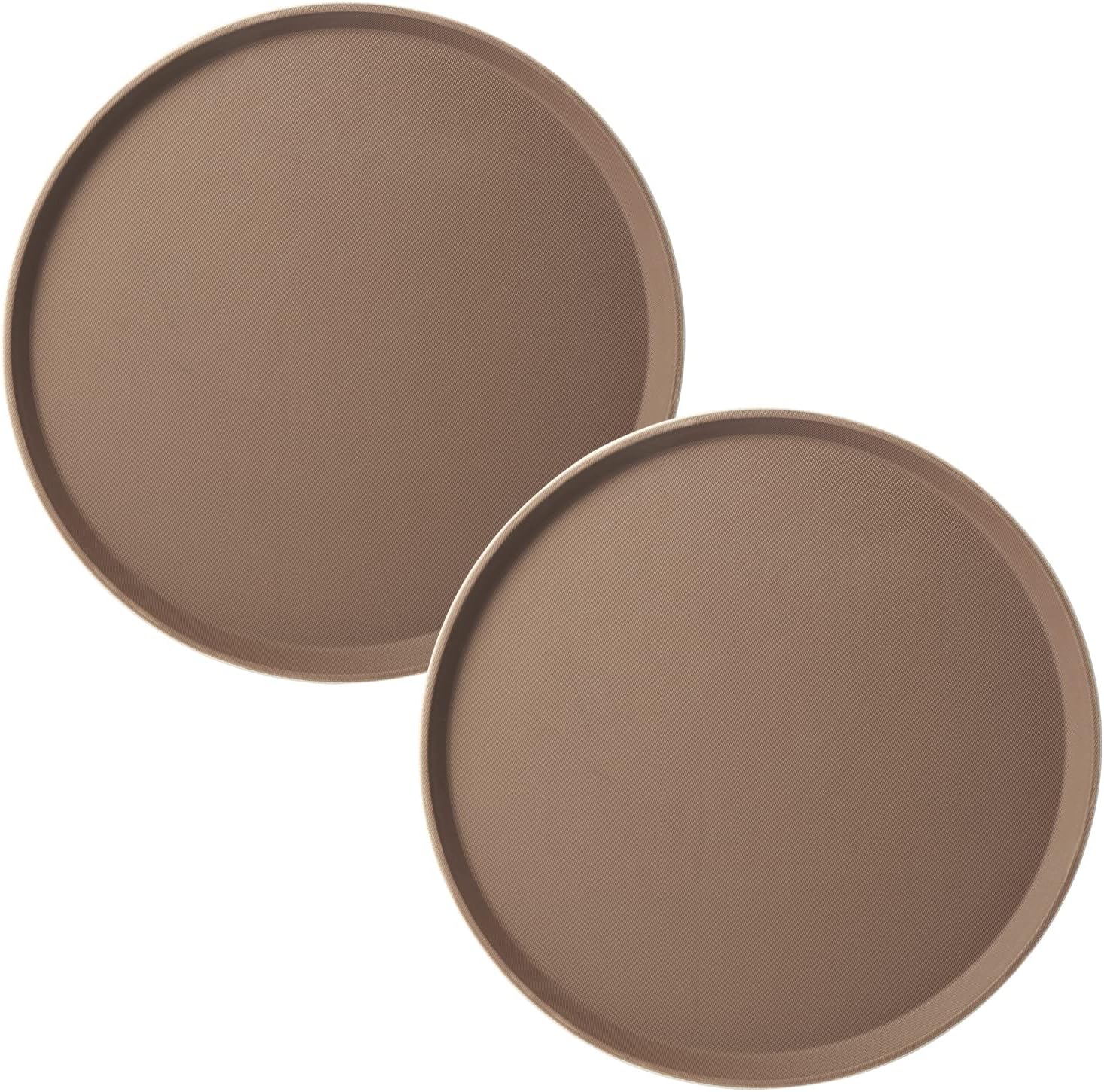 Amazon.com | Winco Round Fiberglass Tray with Non-Slip Surface, 14-Inch ...