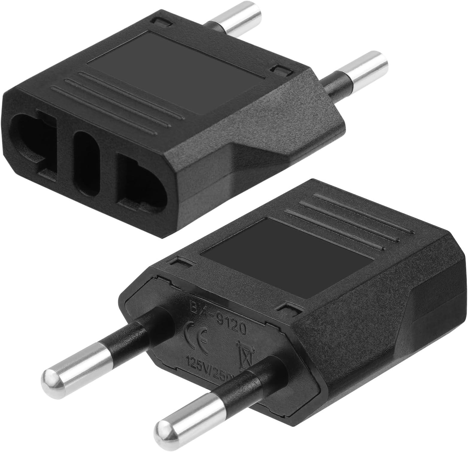 2 Stück Steckdosen Adapter Universal,EU Adapter,Adapter Steckdose ...