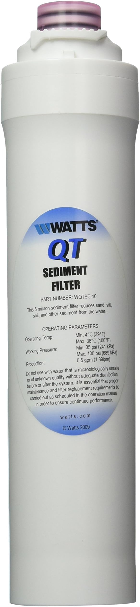 Amazon.com: WATTS QT QUICK TWIST RO FILTERS WITH 50GPD MEMBRANE : Tools ...
