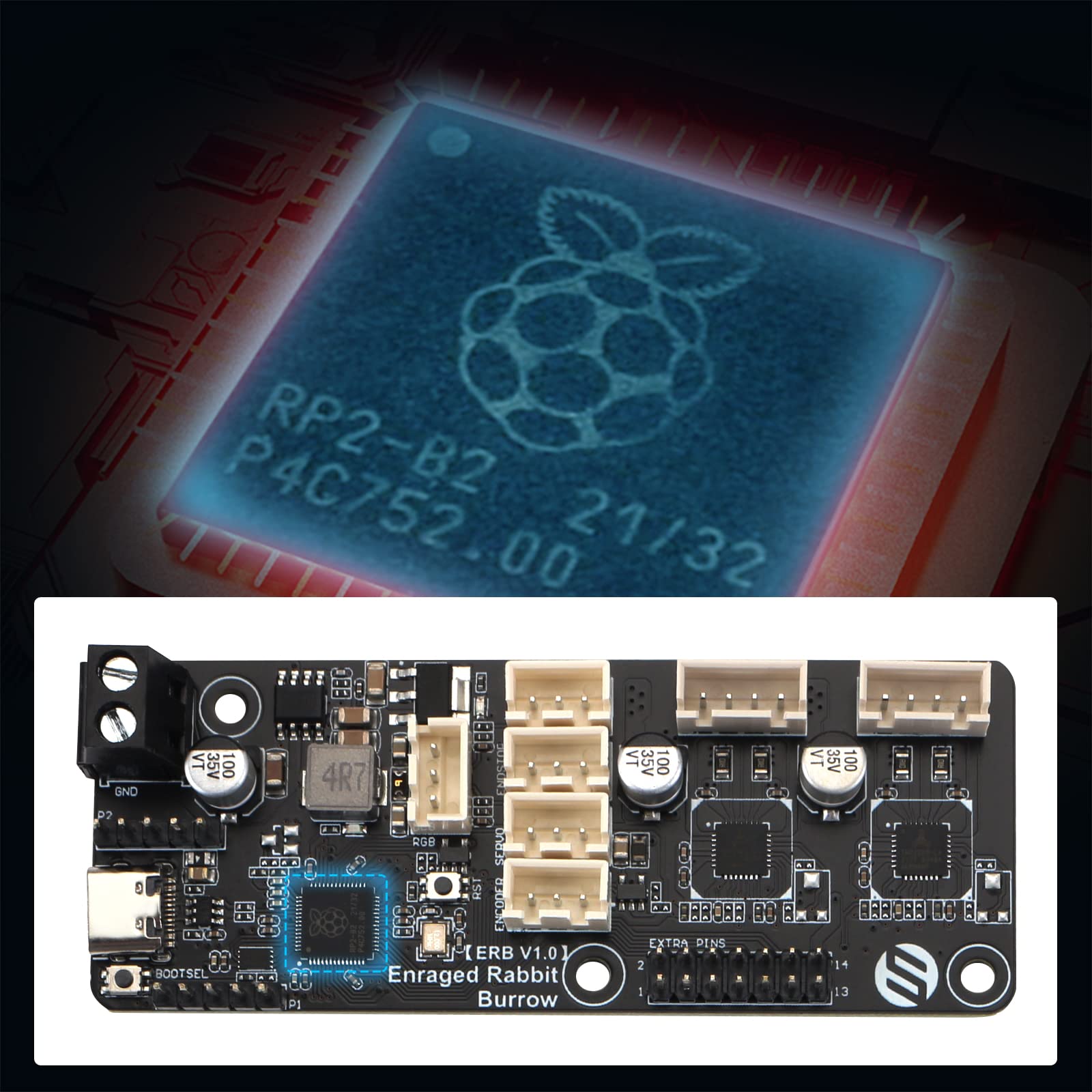 Snapklik.com : FYSETC Vorn ERCF System Mini ERB Board Only 91x35mm V10 ...