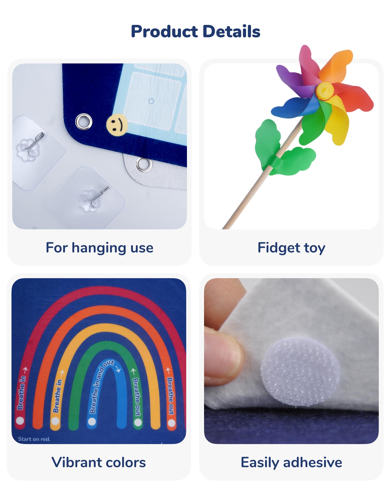 Snapklik.com : Calm Down Corner Set, Feelings Chart For Kids,Social ...