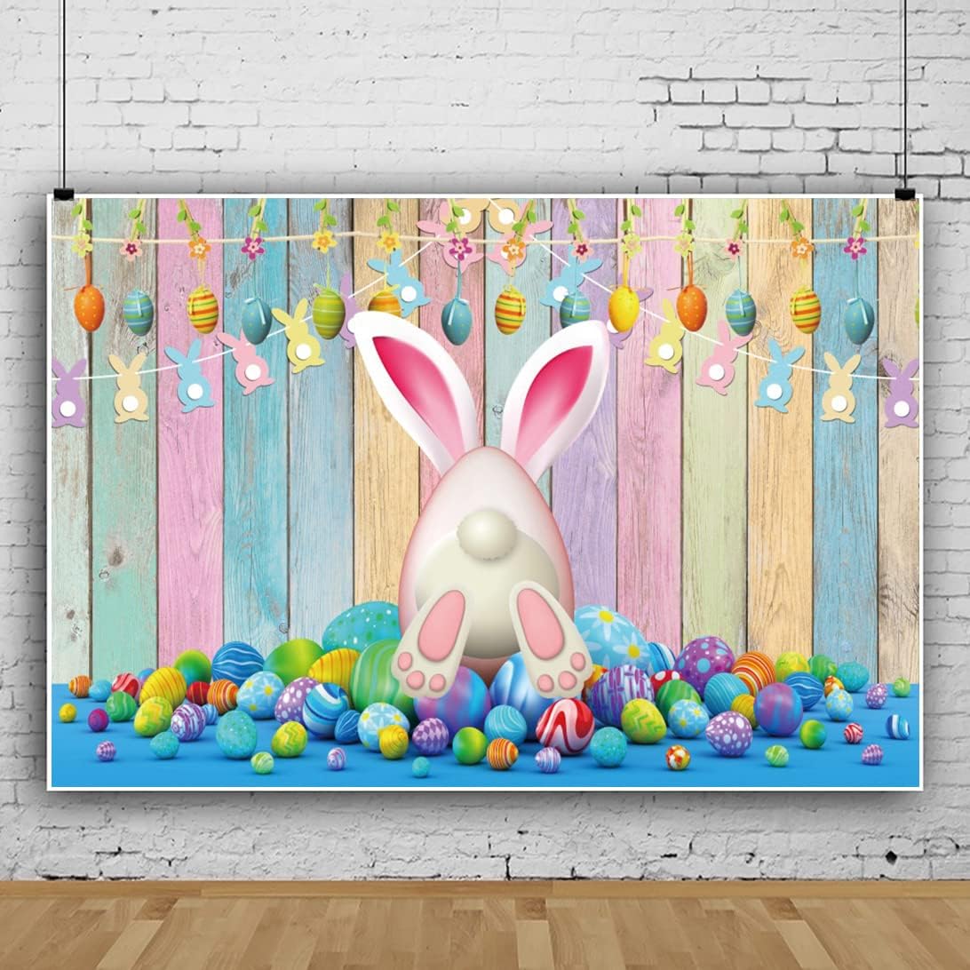 Amazon.com : Yeele 5x3ft Easter Backdrop for Party Easter Eggs Photo ...