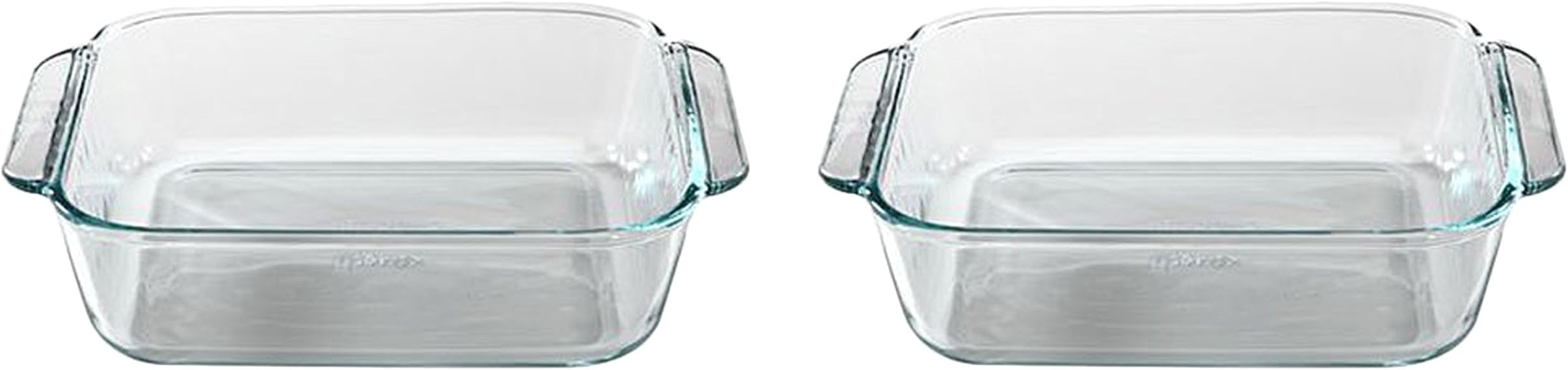 Amazon.com: Pyrex Basics Clear Glass Baking Dishes - 2 Piece Value-Plus ...