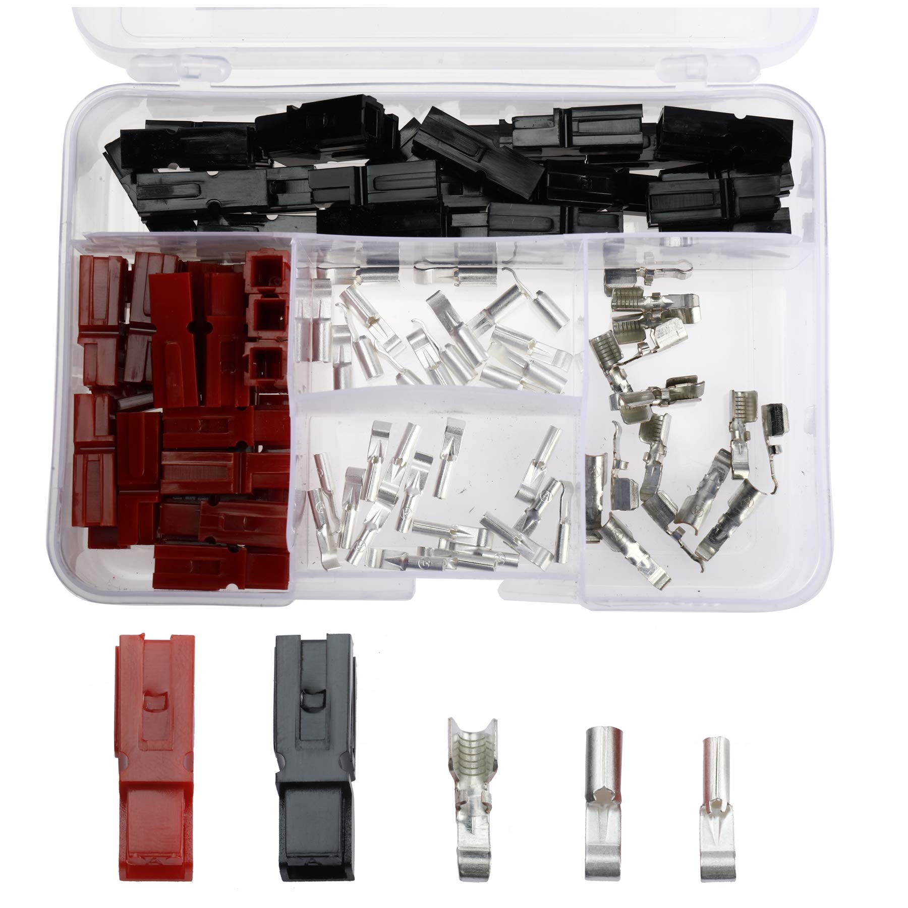 Buy AuInLand 96 PCS Powerpole Connectors Kit 15/30/45 Amp Battery ...