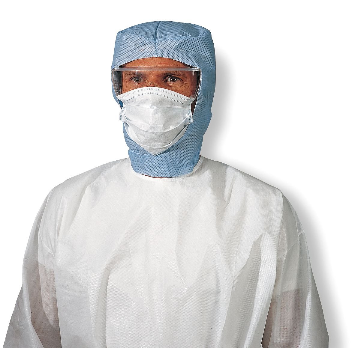 Disposable Hood, Blue, Polypropylene, PK50: Amazon.com: Industrial ...
