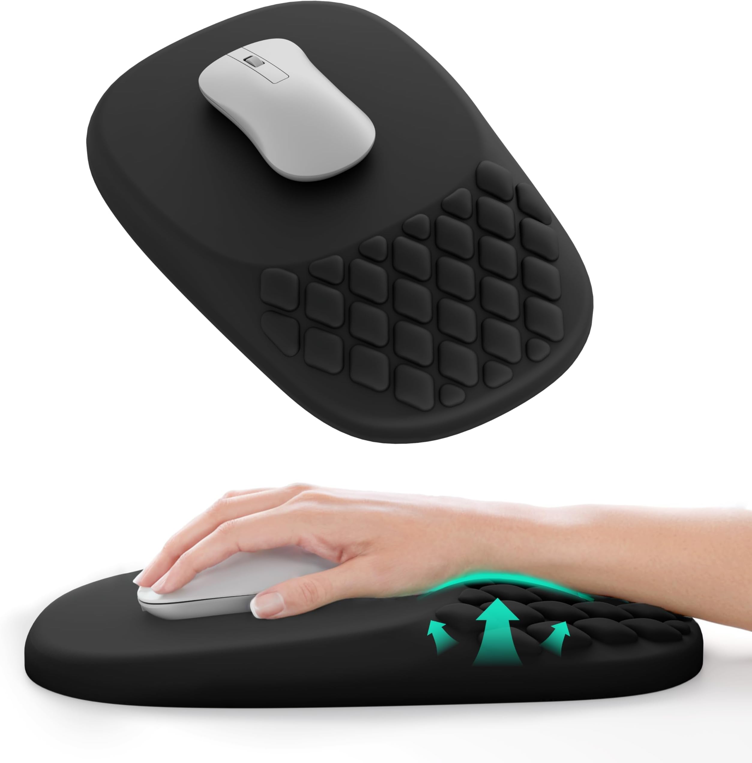 Amazon.com : MOKURU Mouse Pad with Wrist Rest, Ergonomic Mouse Pad ...