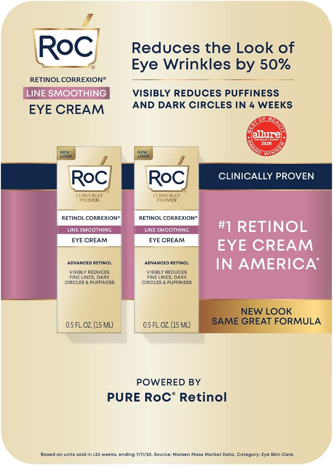 Amazon.com: RoC Derm Correxion Dual Eye Cream with Advanced Retinol ...