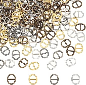 Amazon.com: FINGERINSPIRE Small Rectangle Adjustable Buckle Fasteners ...