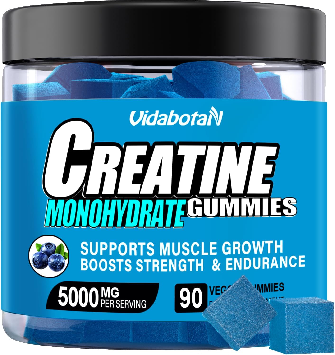 Amazon.com: KP Creatine Monohydrate Gummies Mixed Berry for Men & Women ...