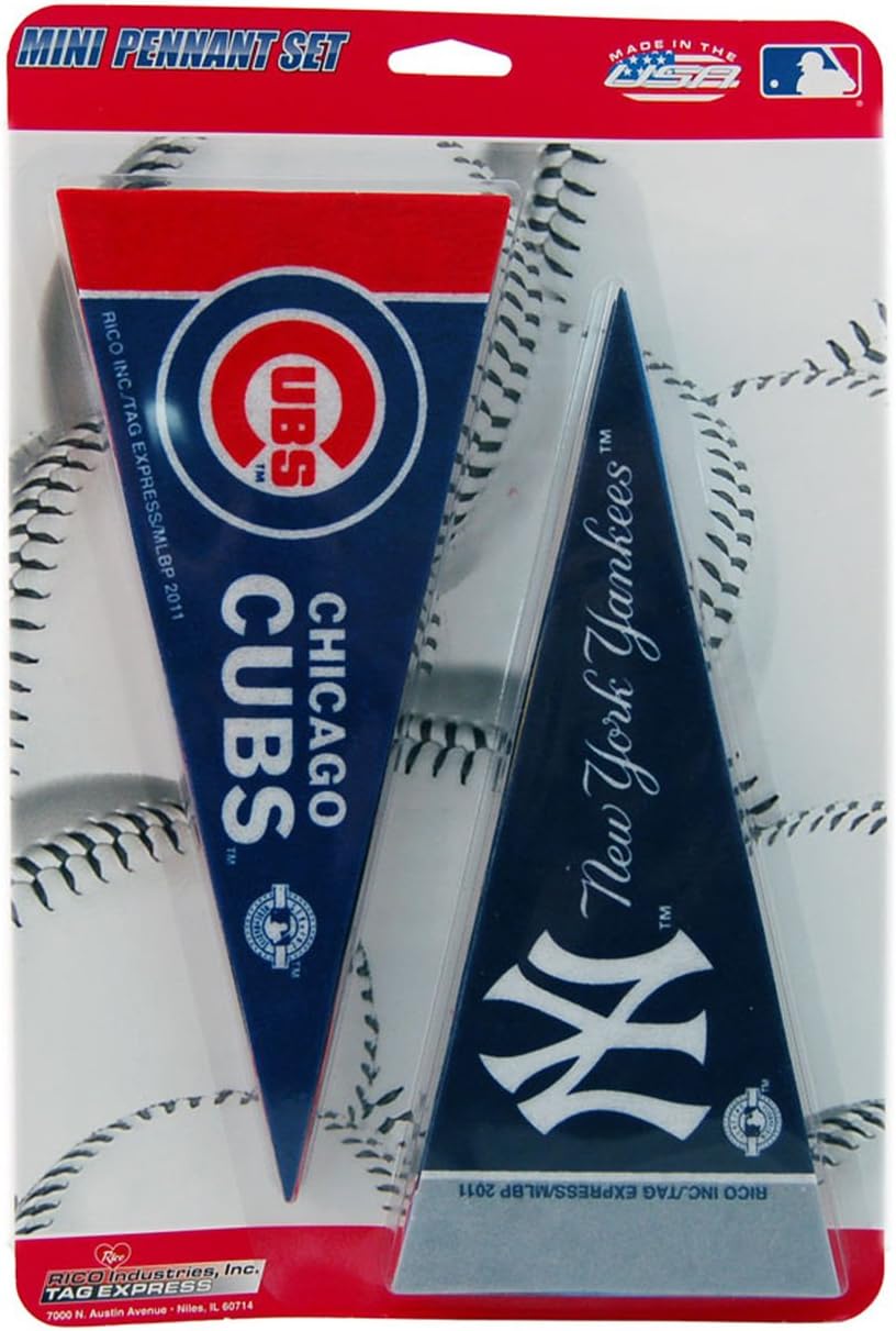 Amazon.com : Major League Baseball Mini Pennant Set - Team Color ...
