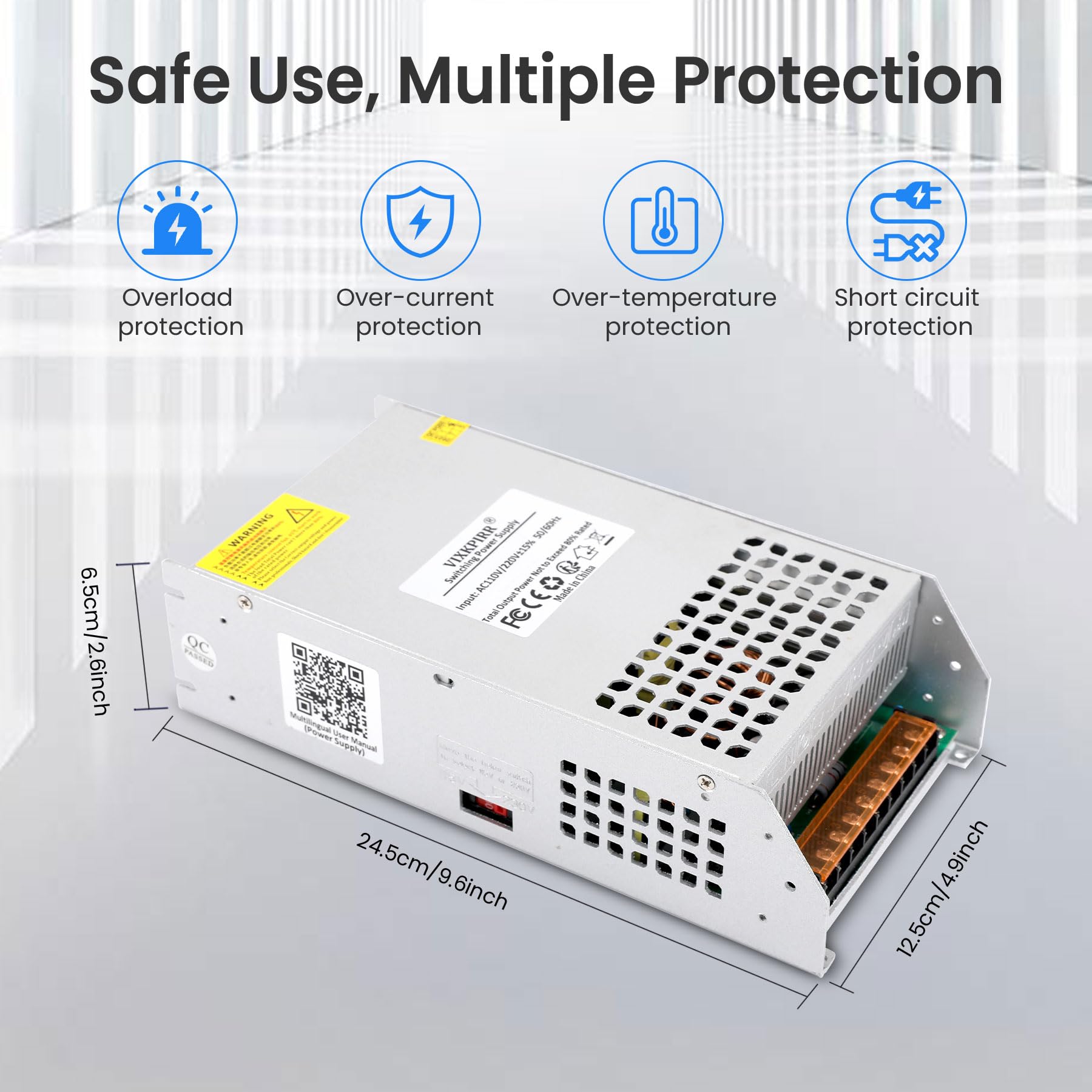Snapklik.com : New Version DC 60V 20A 1200W Power Supply