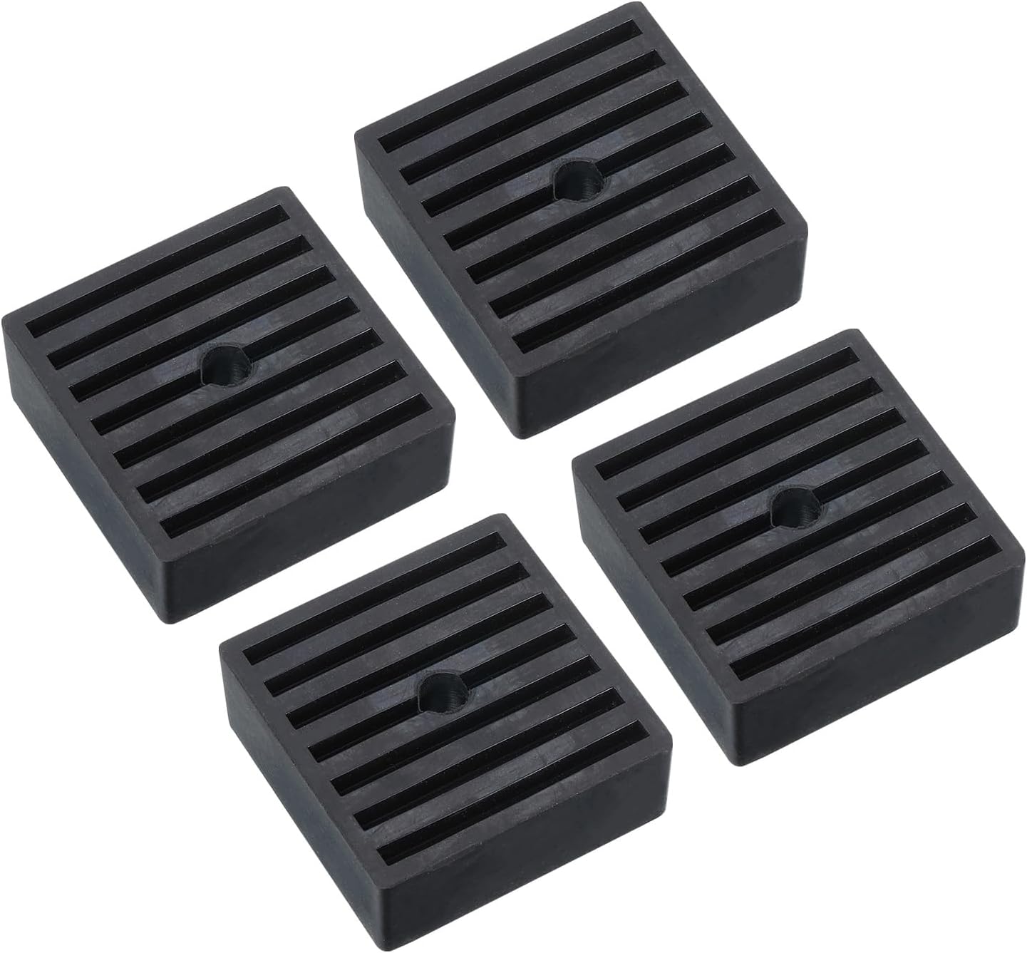 PATIKIL Rubber Anti-Vibration Pads, 4 Pcs Vibration Isolation Mats with ...