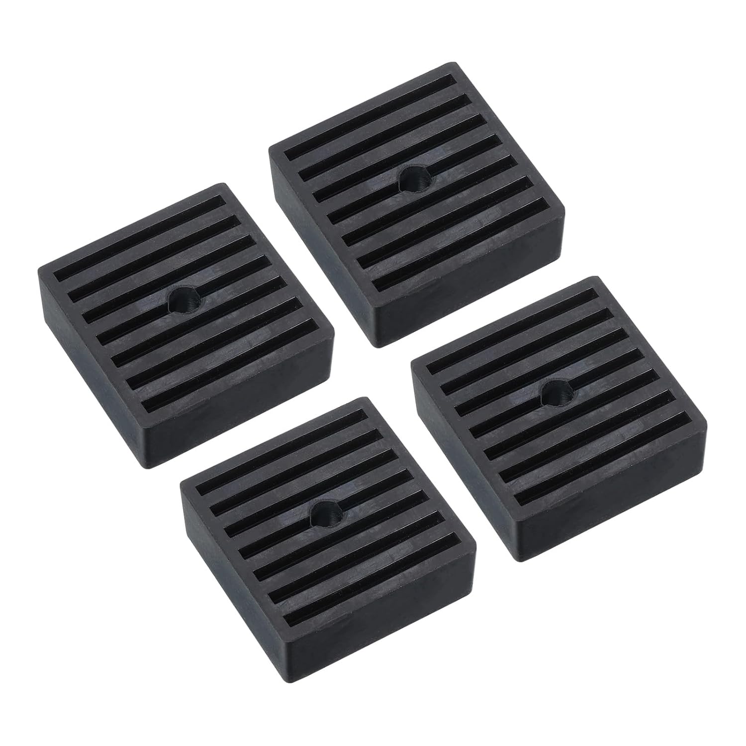PATIKIL Rubber Anti-Vibration Pads, 4 Pcs Vibration Isolation Mats with ...