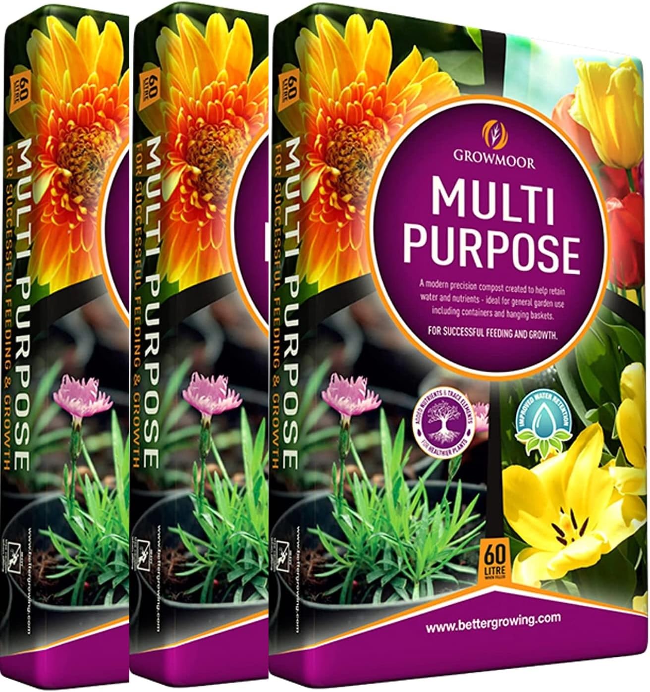 Multi Purpose Plant Care Gardening Compost Potting Soil Growing Flower ...