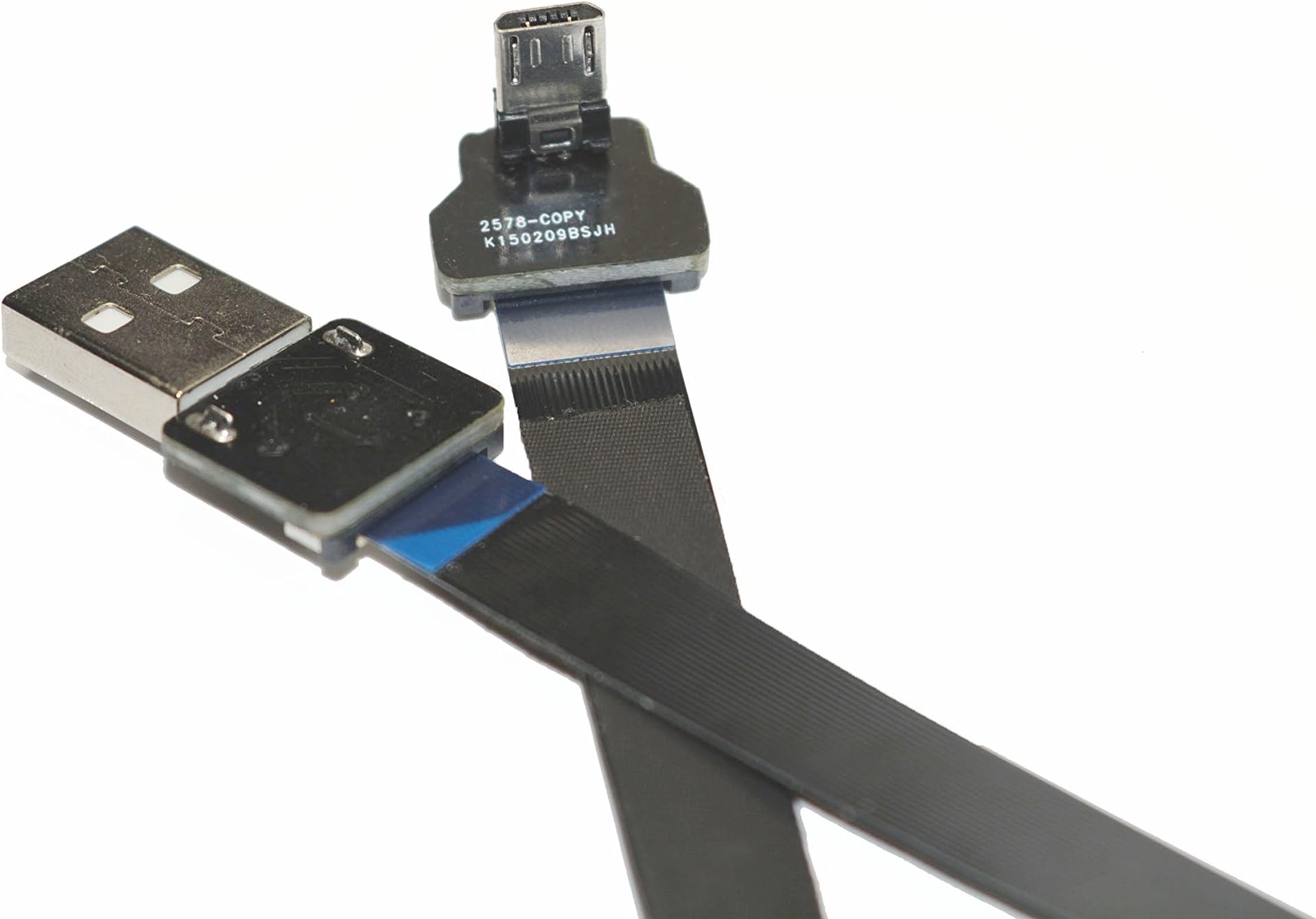 Amazon.com: Permanent Black FPV Flat Slim Thin Ribbon FPC Cable Micro ...