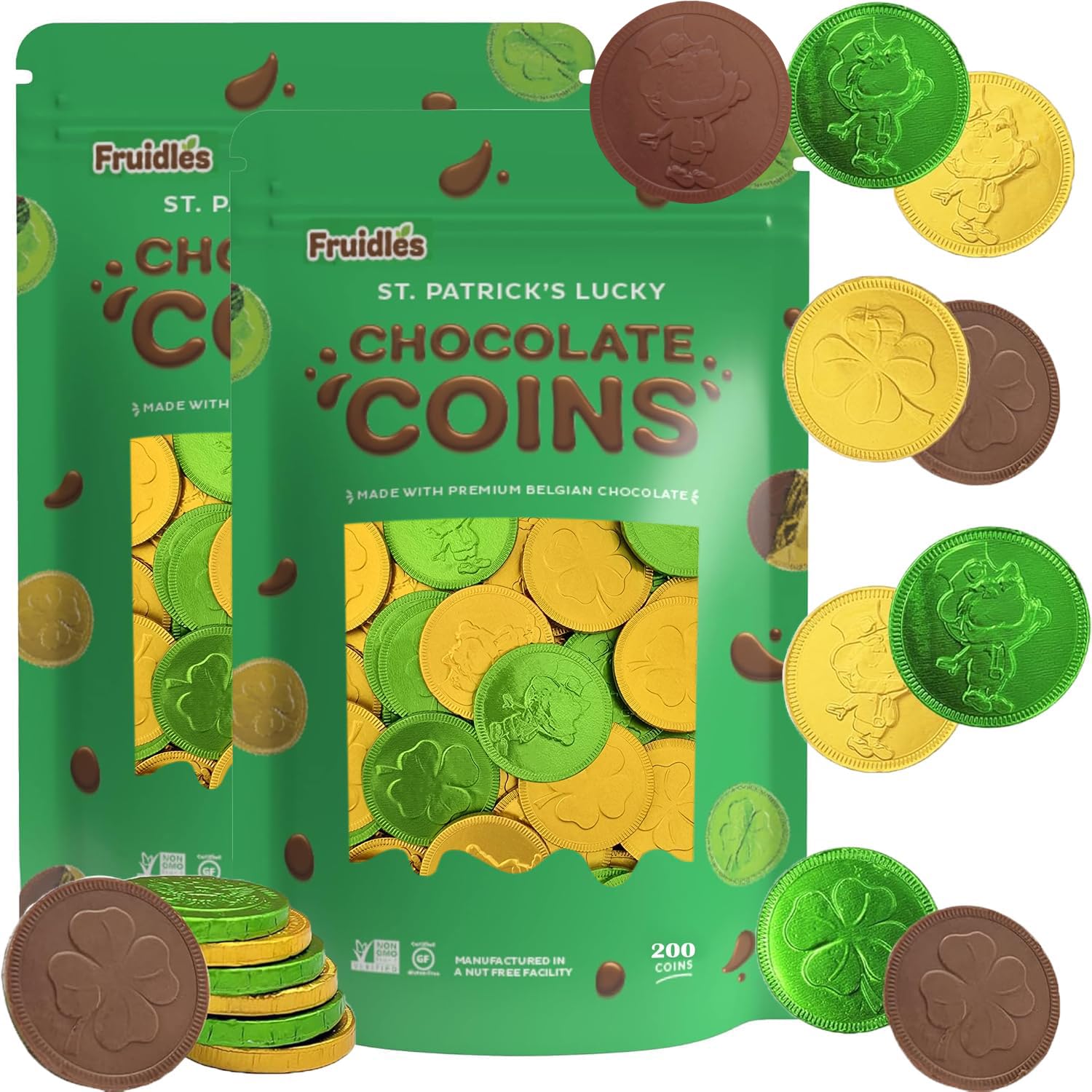 Snapklik.com : Fruidles Saint Patricks Day 200 Shamrock Leprechaun ...