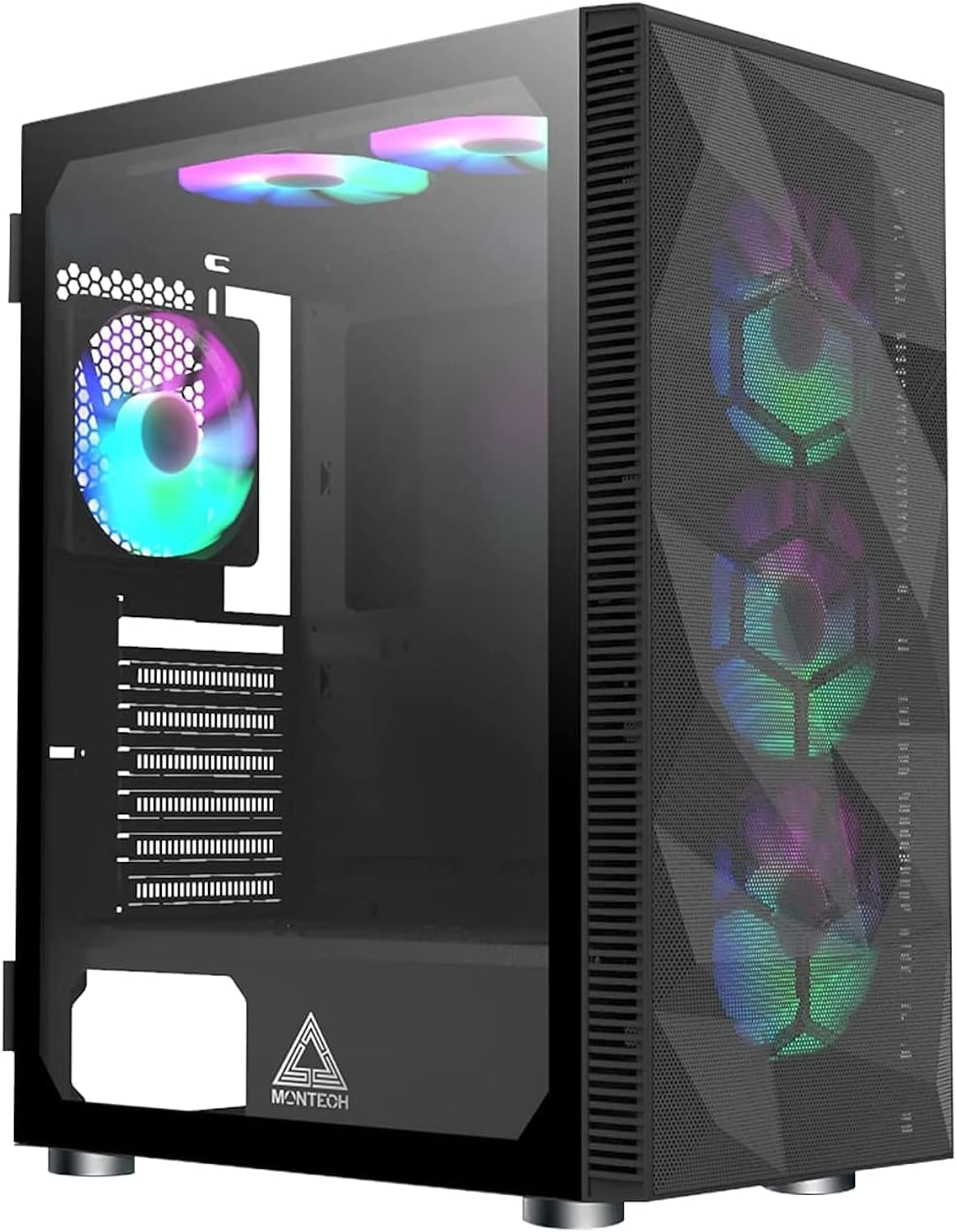 CiT Orion Airflow Boîtier de Jeu PC ATX avec Panneau Avant en Maille et ...
